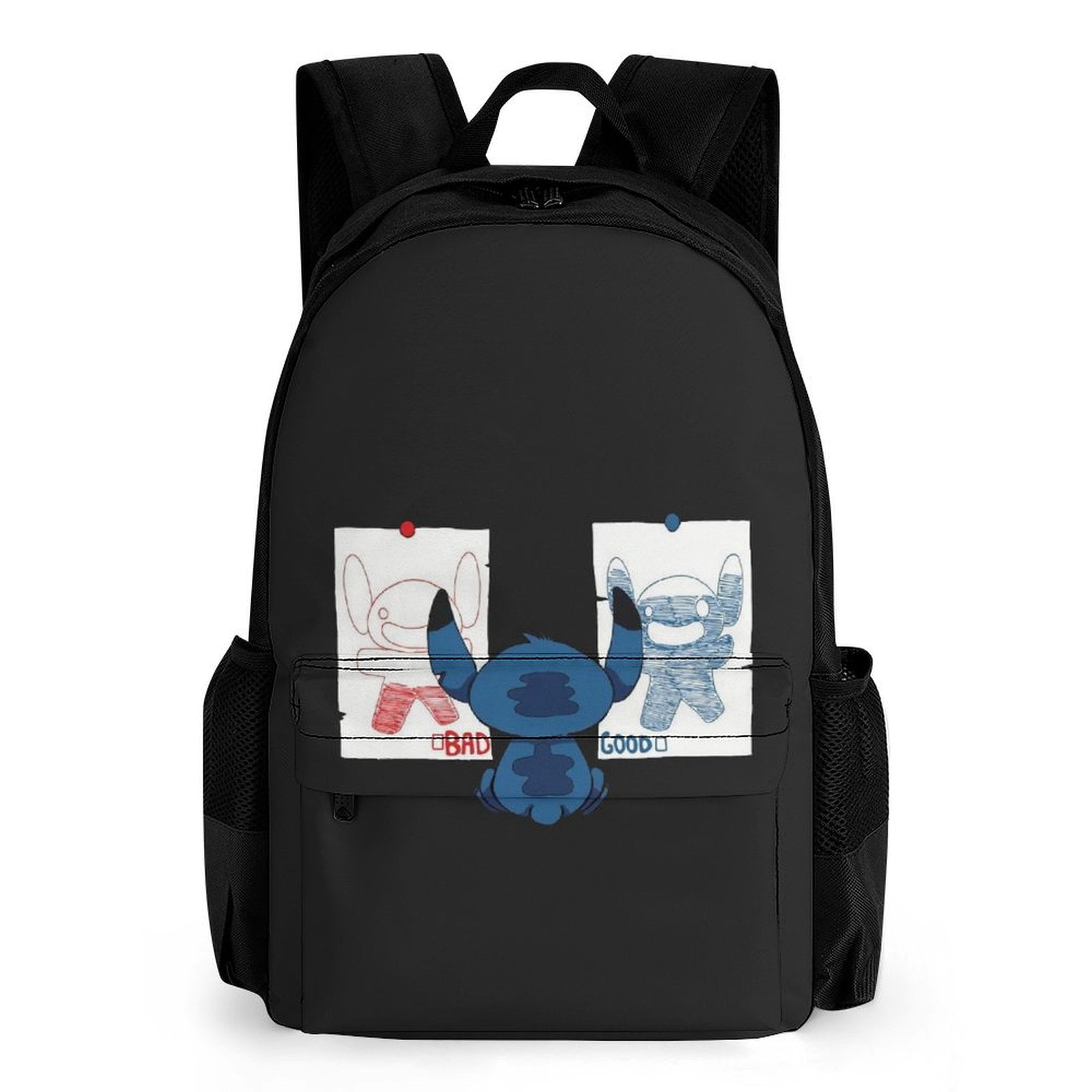 Stitch Is Good Or Bad Laptop Backpacks with Pocket, Casual Lightweight ...