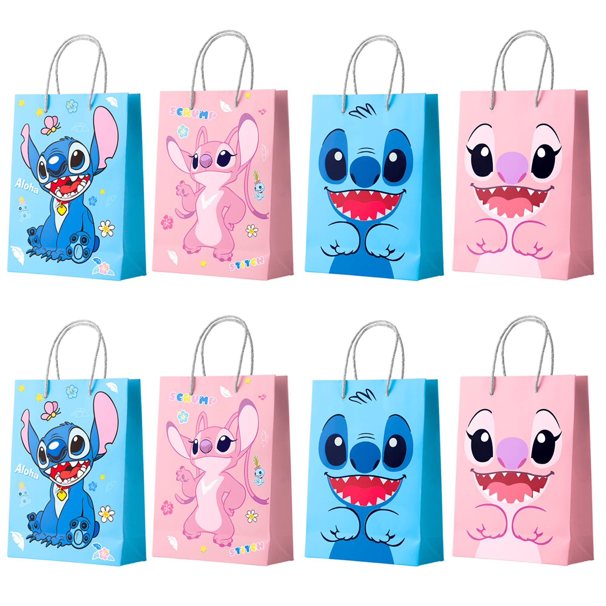 Stitch Goodie Bags - 16pcs Stitch Party Bags, Stitch Gift Bags, Stitch ...