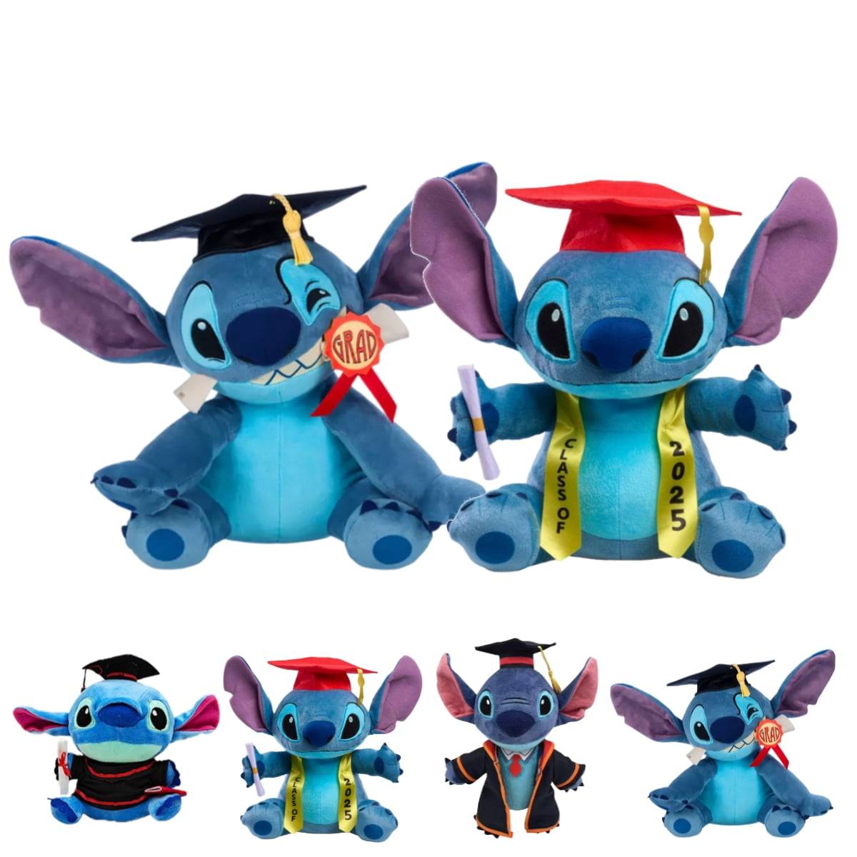 Stitch Graduation Plush 2025, Stitch Class of 2025 Graduation 11.81 ...