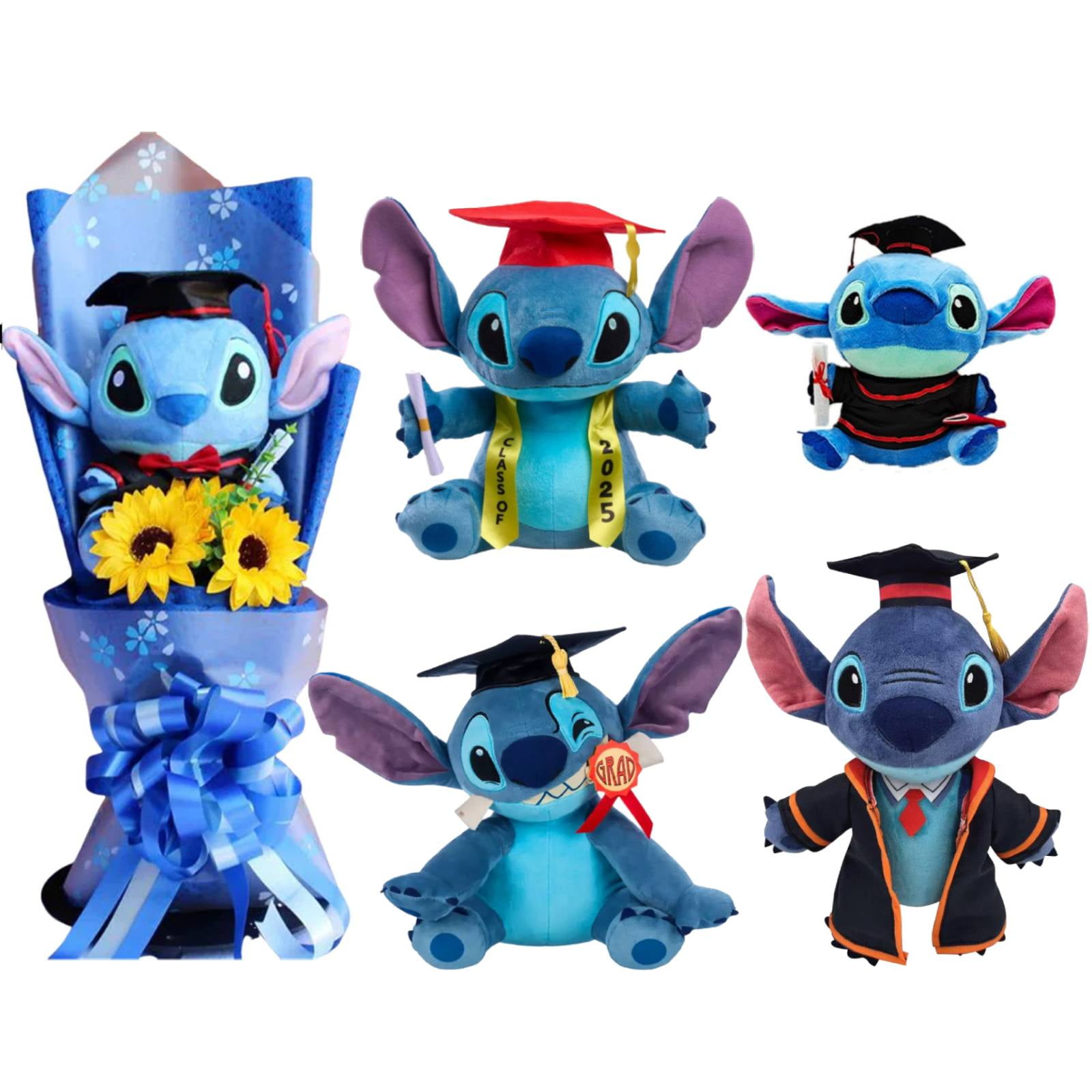 Stitch Graduation Plush 2025 Stitch Graduation Stuffed Animals Stitch Stuff Stitch Plush Stitch ...