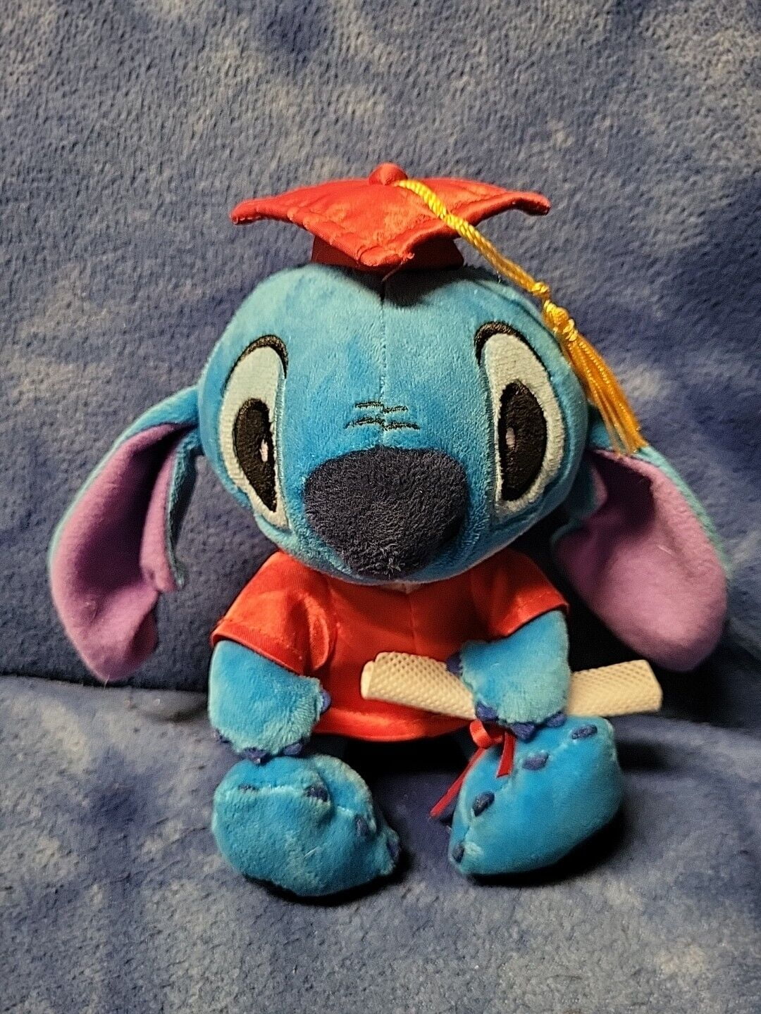 Stitch Graduation Plush 6 Inch Red Cap and Gown with Diploma Stitch ...