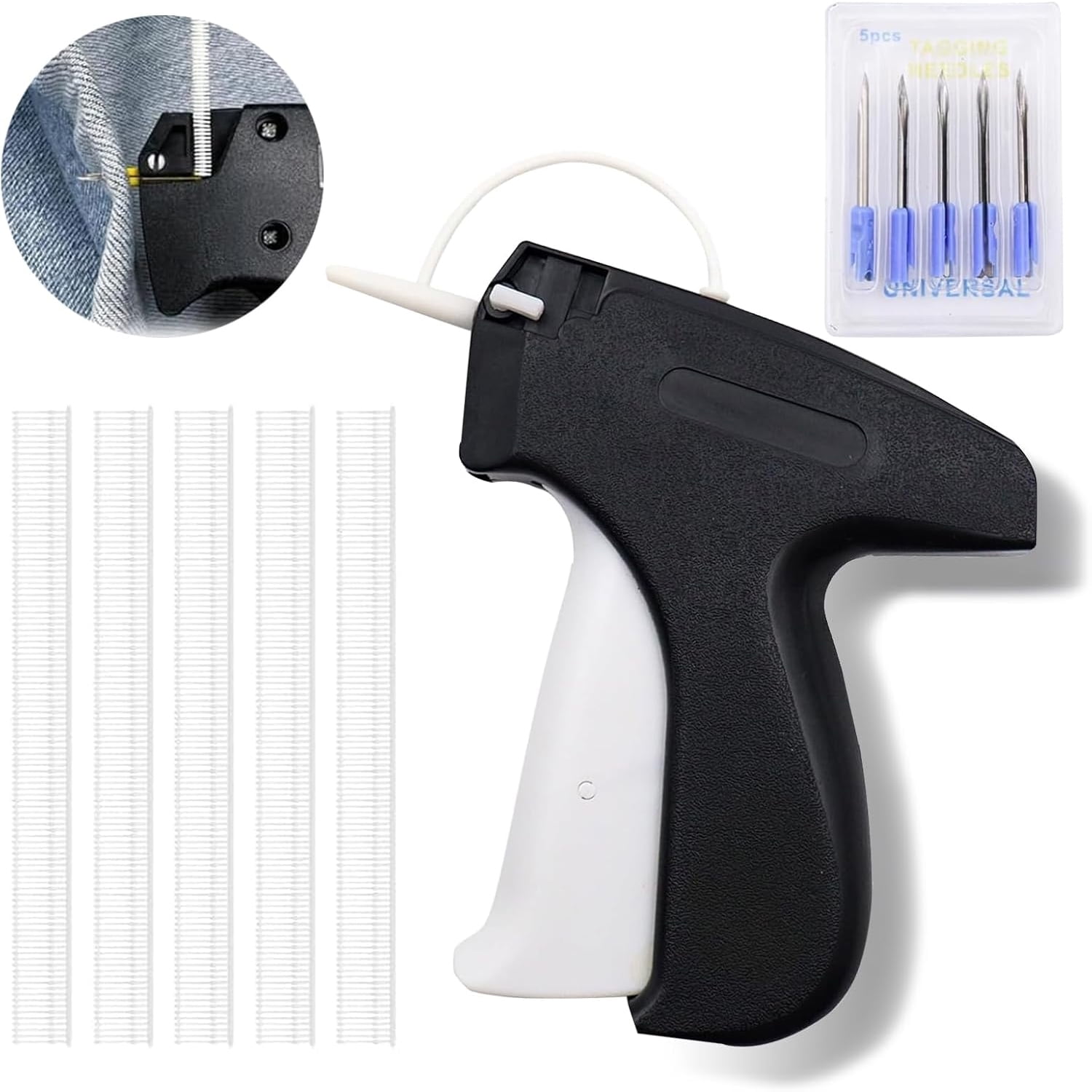 Stitch Gun, Micro Mini Stitch Gun for Clothes, Fine Stitch Tagging Gun ...