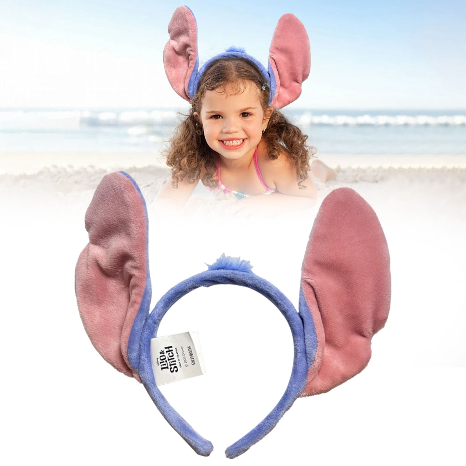 Stitch Hair Accessory with Ears - Adjustable Elastic Headband for ...