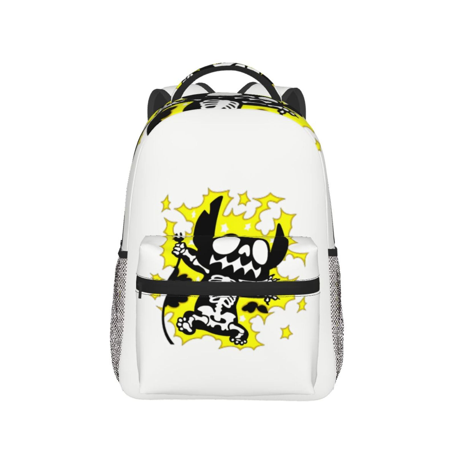 Stitch Halloween Skeleton Backpack,Fabric & PVC Backpack with ...