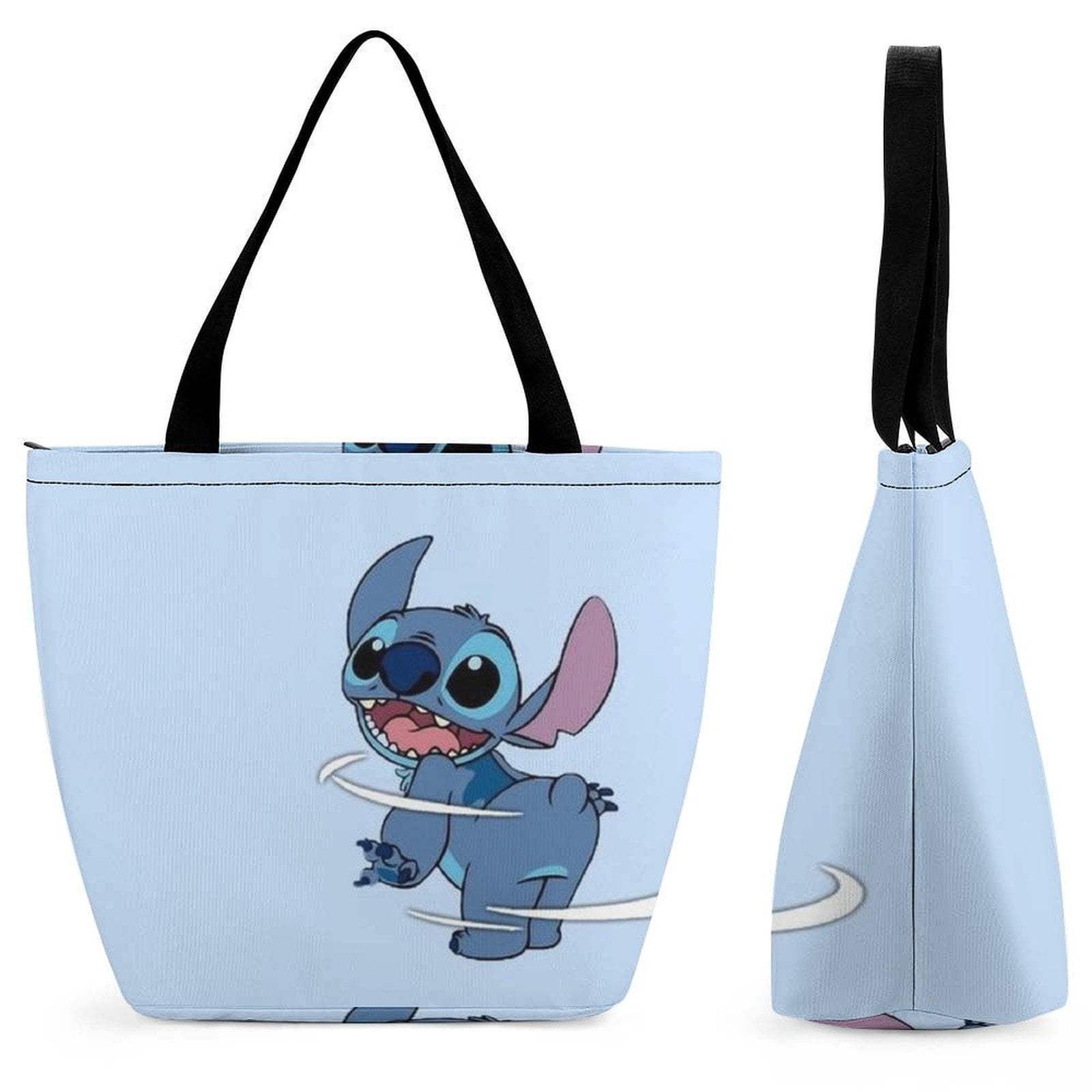 Stitch Handbag Anime Zipper Shopping Bag Stitch Merch - Walmart.com
