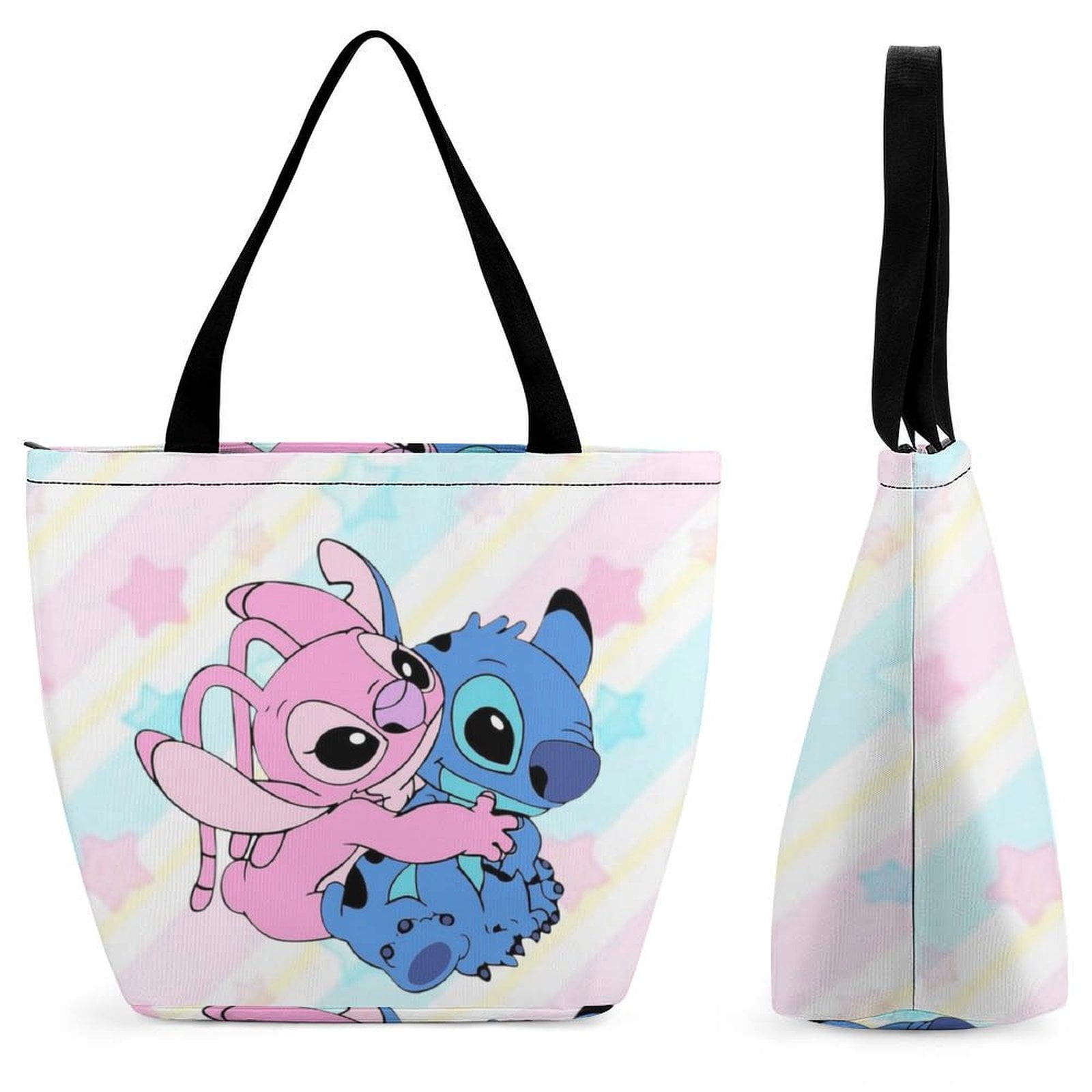 Stitch Handbag Anime Zipper Shopping Bag Stitch Merch - Walmart.com