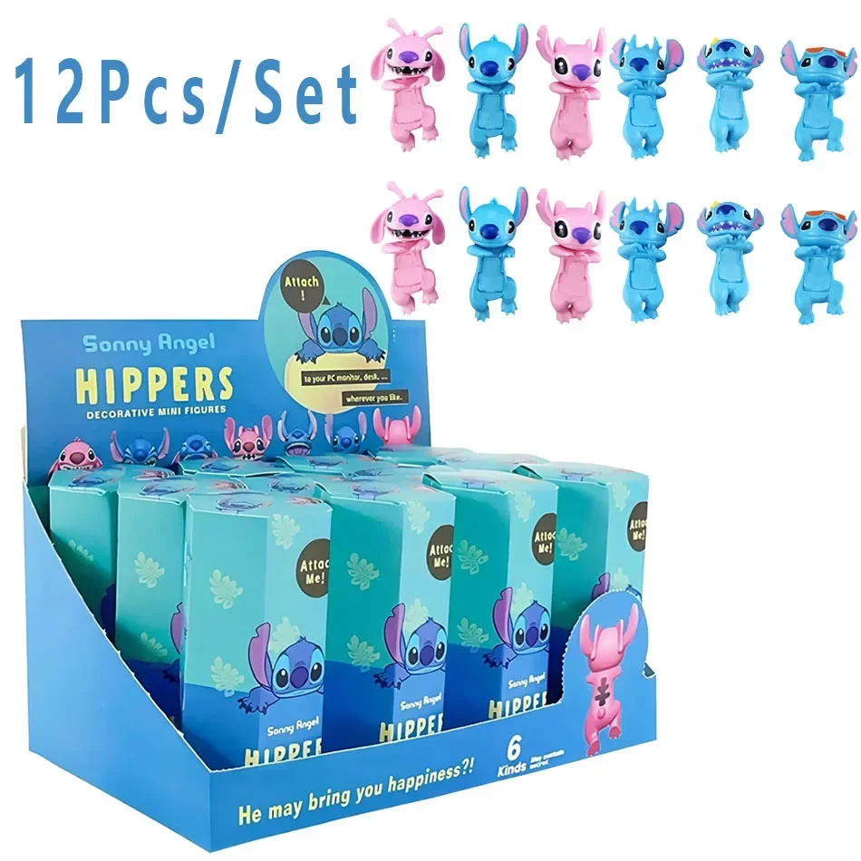 Stitch Hippers Cartoon Blind Box PVC Collectible Toy Mini Figurine ...