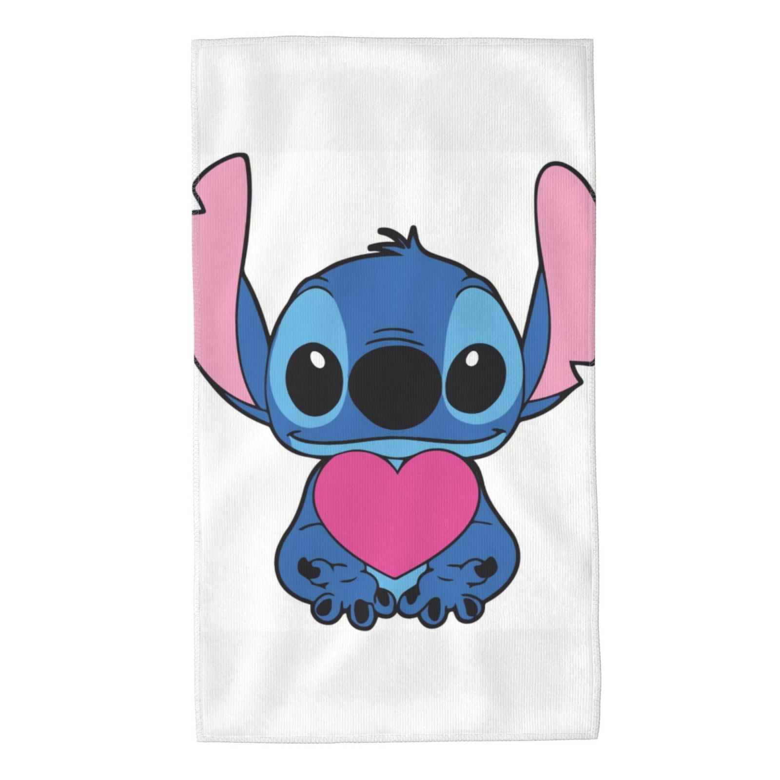 Stitch Holding A Heart Towels,Hand Towels for Bathroom- Highly ...
