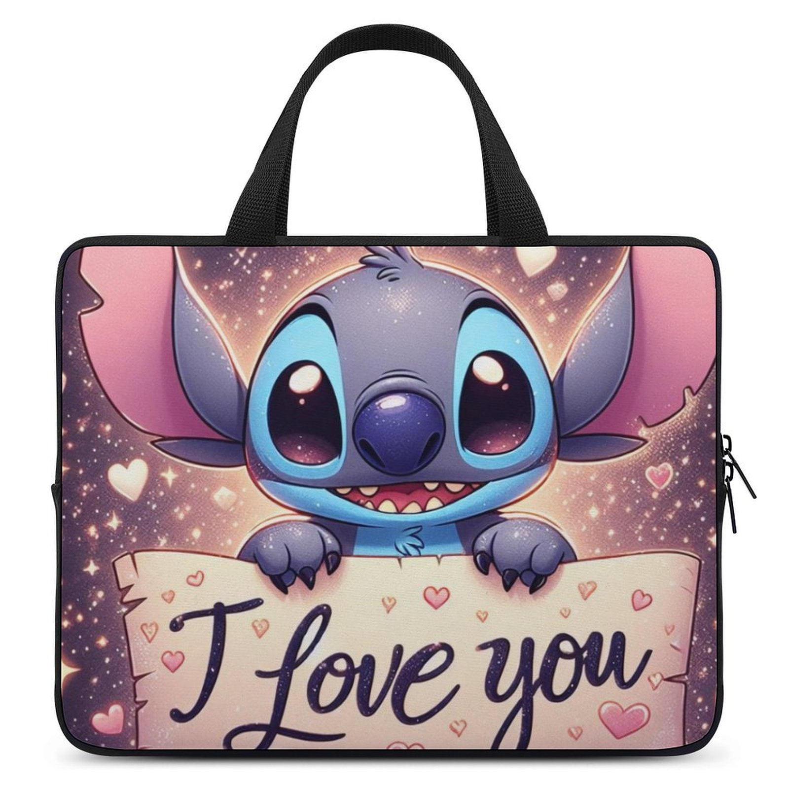 Stitch I Love You 12 Inch Laptop Bag,Expandable Computer Bag Laptop ...