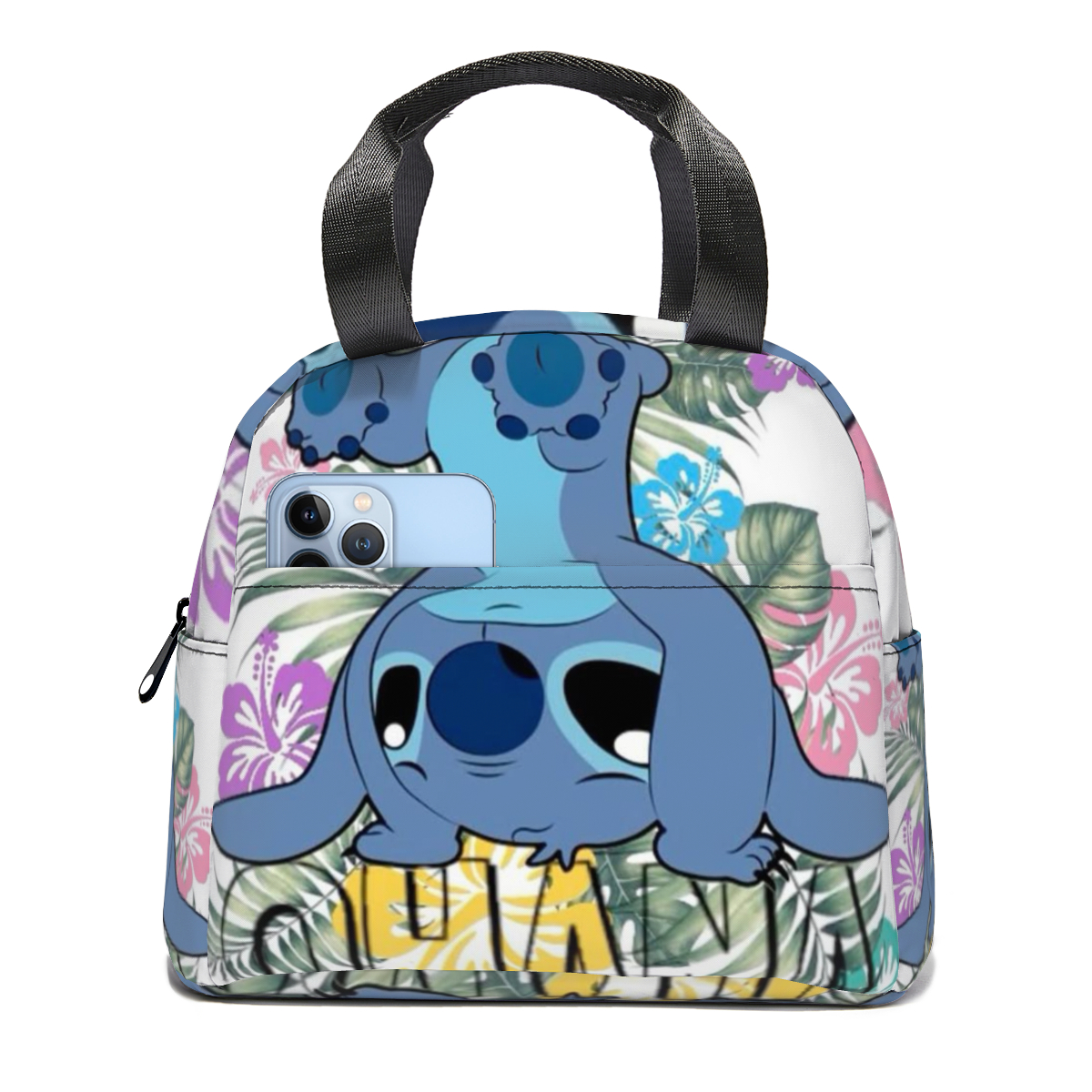 Stitch Insulated Lunch Box Unisex Reusable Lunch Box Portable Thermal ...