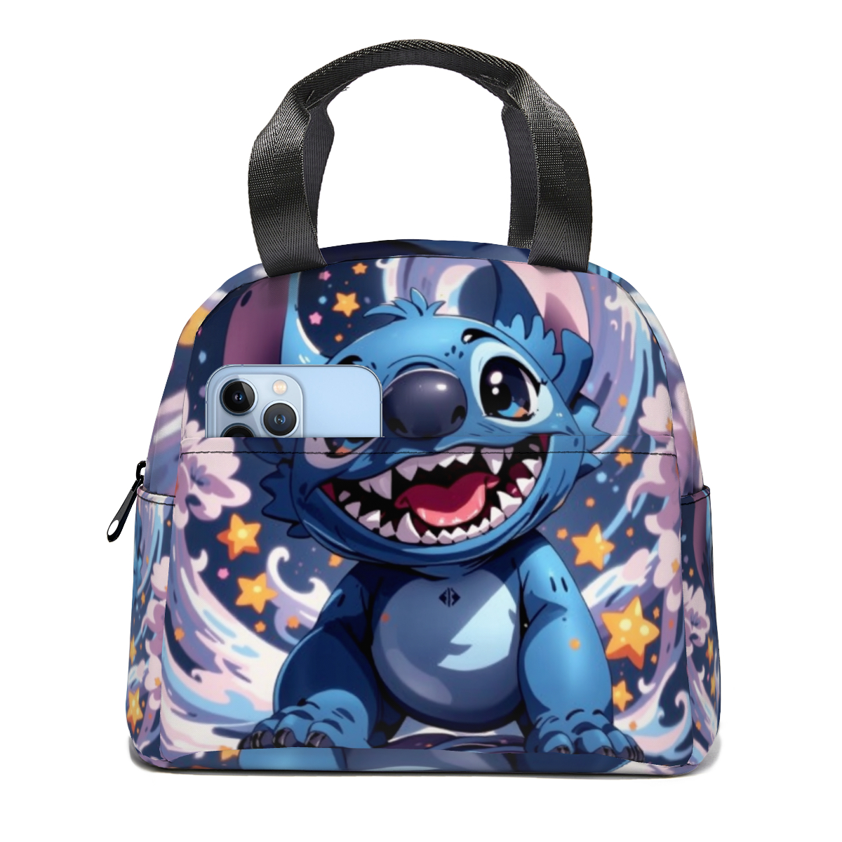 Stitch Insulated Lunch Box Unisex Reusable Lunch Box Portable Thermal ...