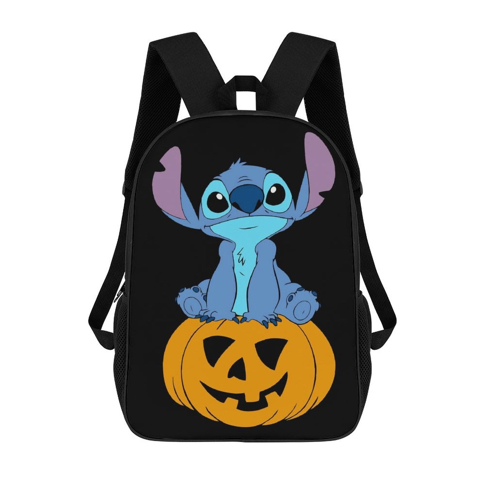 Stitch Jack-o’-Lantern Surprise Mwa Ha Ha Halloween Backpack Travel Bag ...