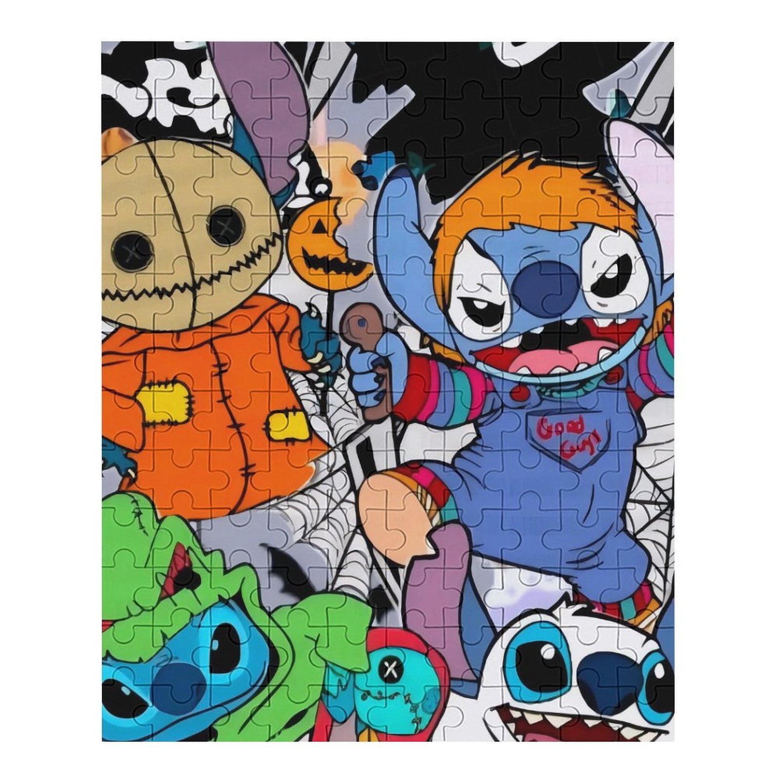 Stitch Jigsaw Puzzle Toy Cartoon Anime Interlocking Puzzle Suitable for ...