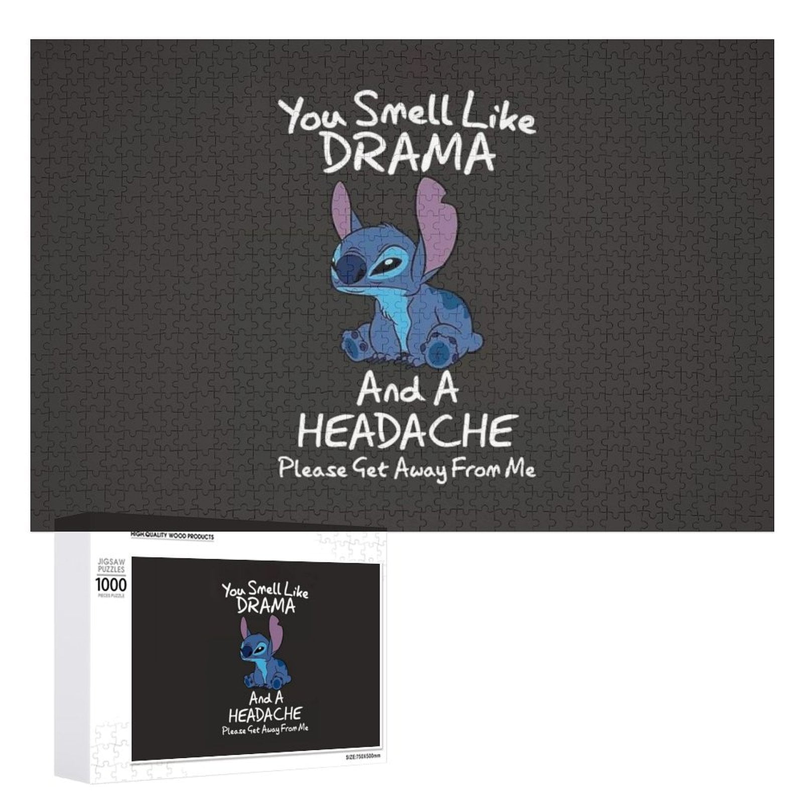 Stitch Jigsaw Puzzles 1000 Pieces Cartoons Puzzle Cartoon Painting ...