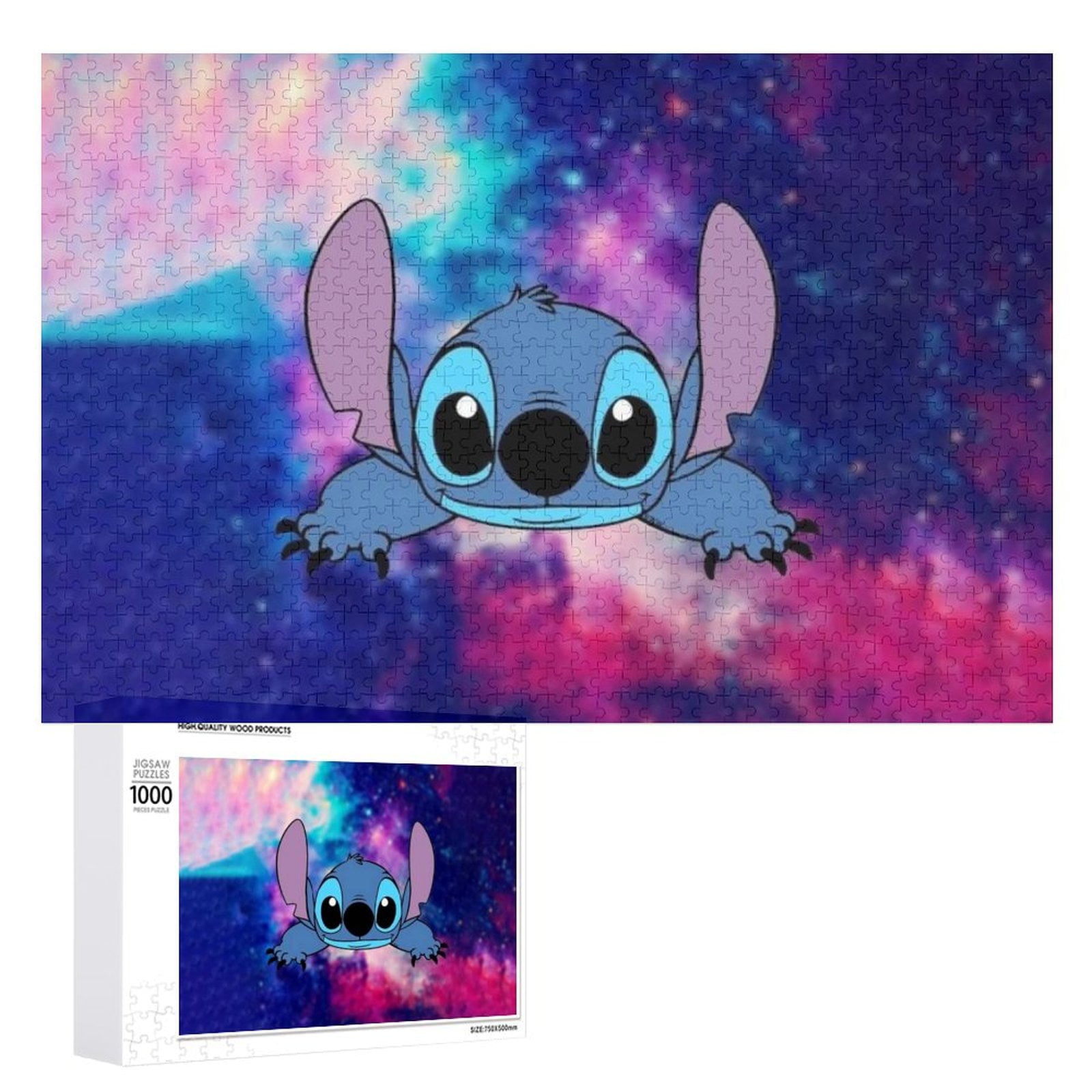 Stitch Jigsaw Puzzles 1000 Pieces Cartoons Puzzle Cartoon Painting ...