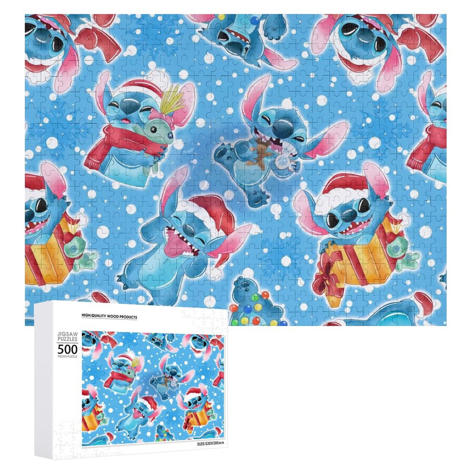 Stitch Jigsaw Puzzles Home Decors Family Challenge Toy developmental ...