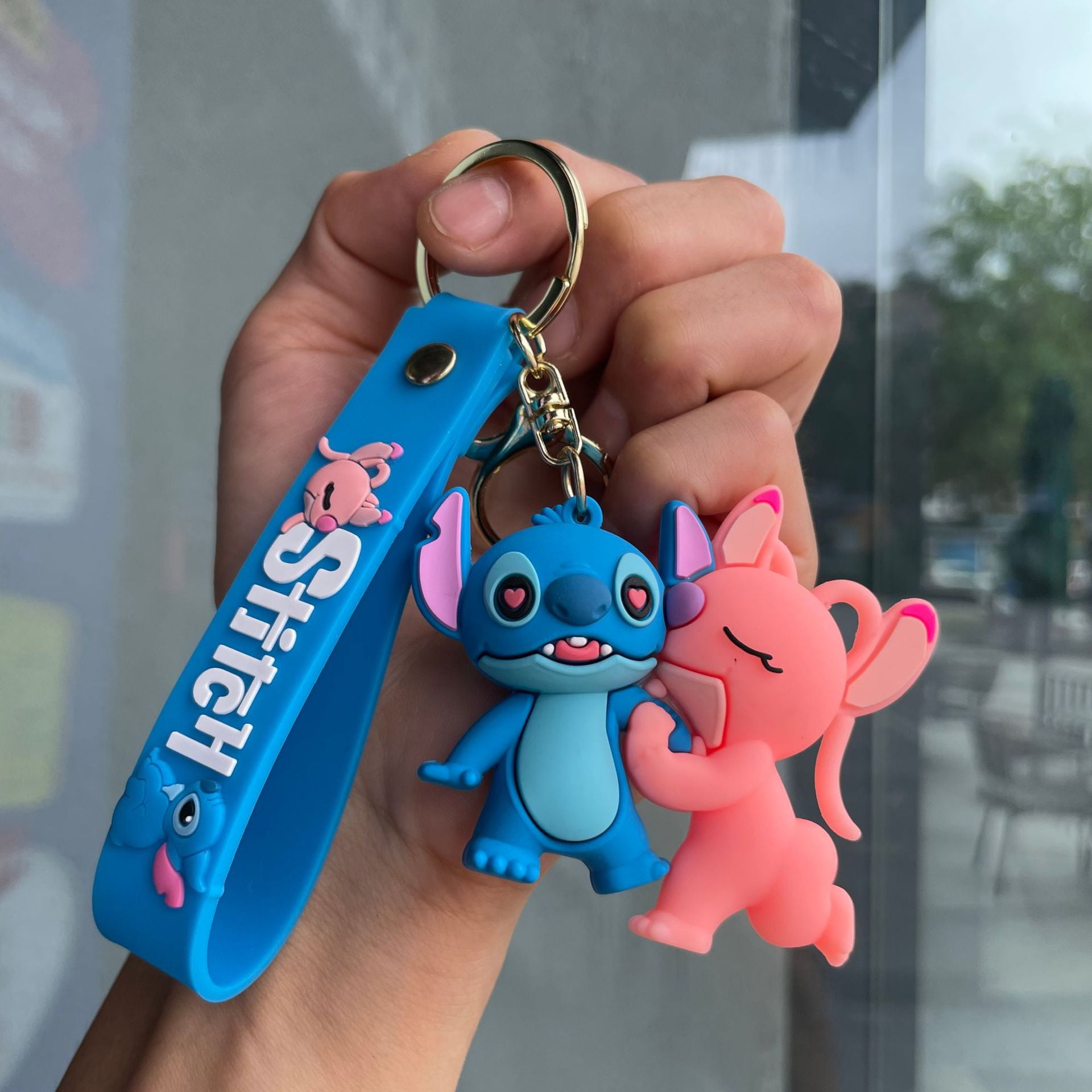 Stitch Keychain Drag Stitch Doll Pendant Car Key Chain - Walmart.com