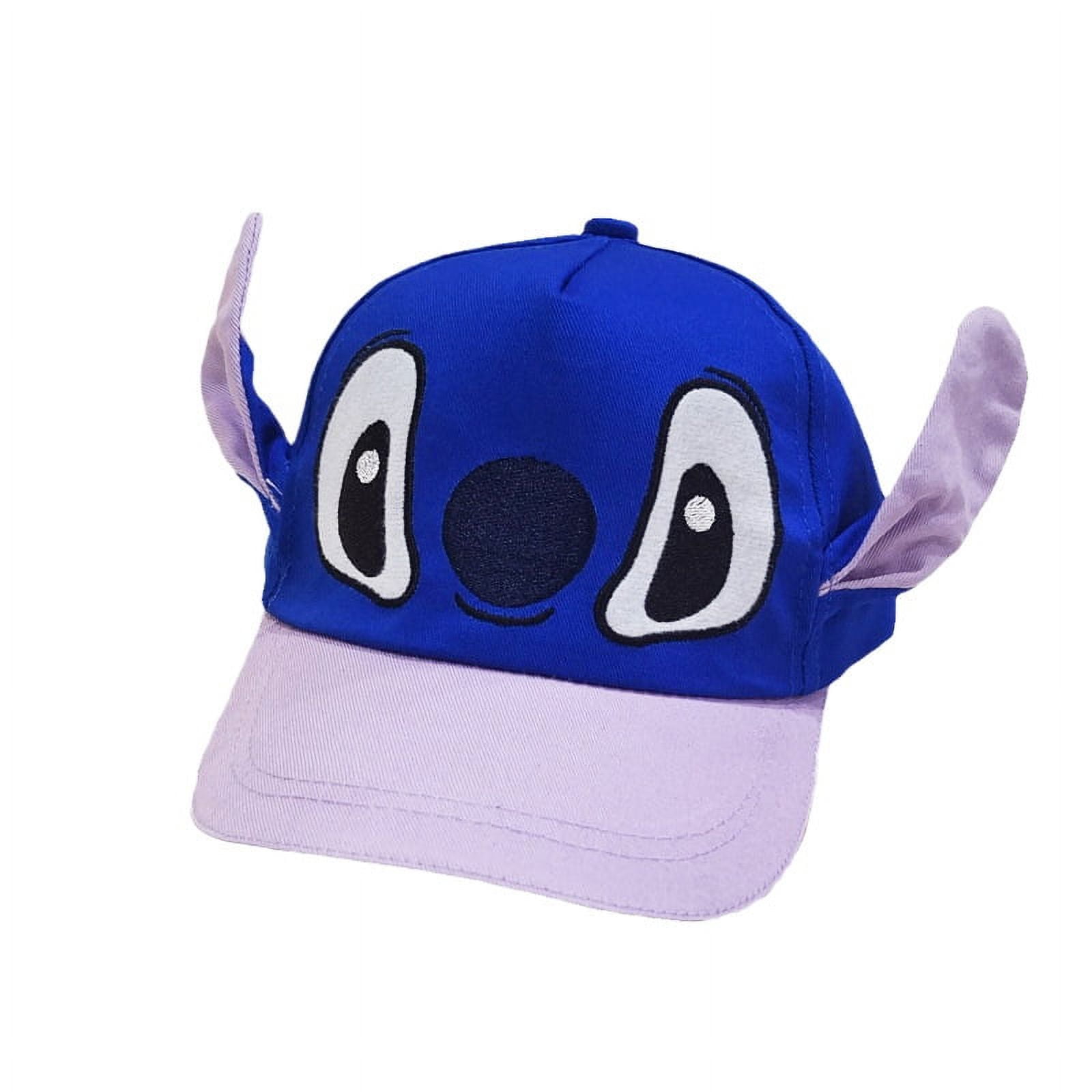 Stitch Kids Baseball Cap Flatbill Hat for Kids Adjustable Sun Hat Print ...