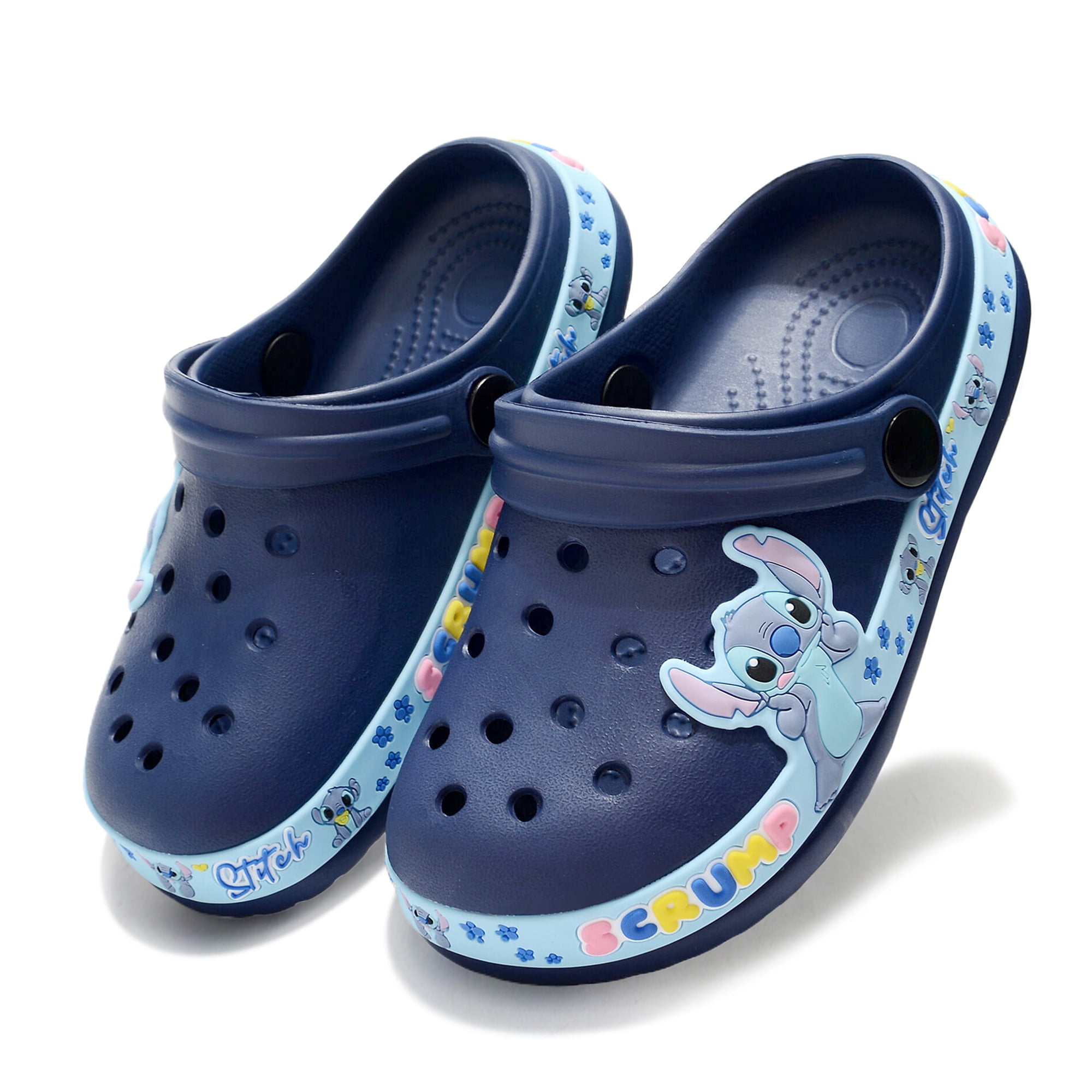 Stitch Kids Boys Clogs Cute Cartoon Garden Shoes Slip On Water Shoes ...