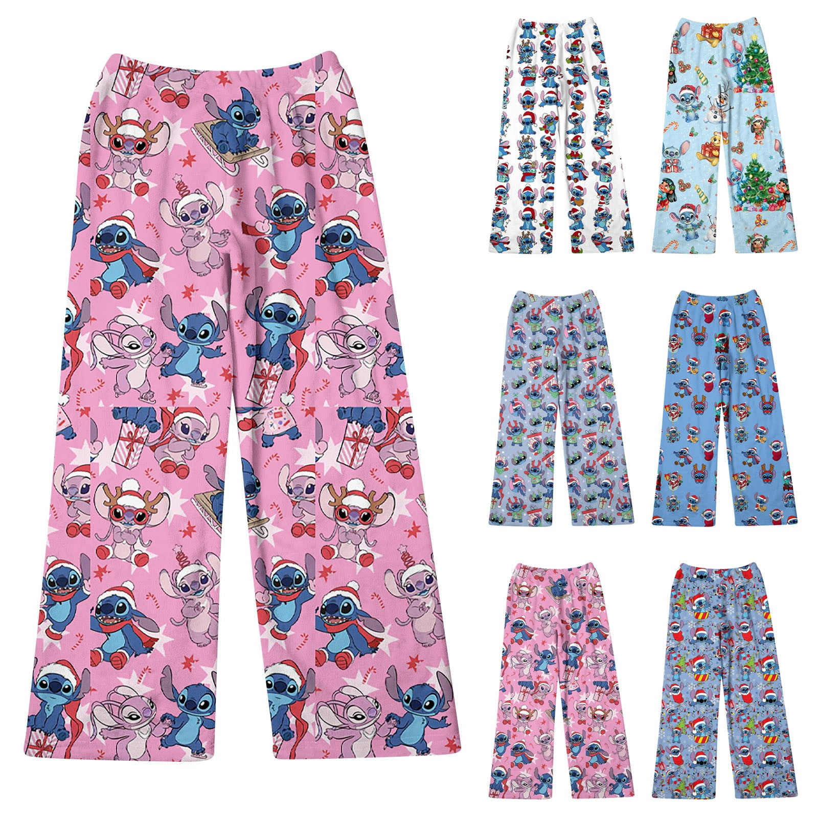 Stitch Kids Pajama Pants, Kid Pajama Pants Stitch Printed Comfy Pj ...