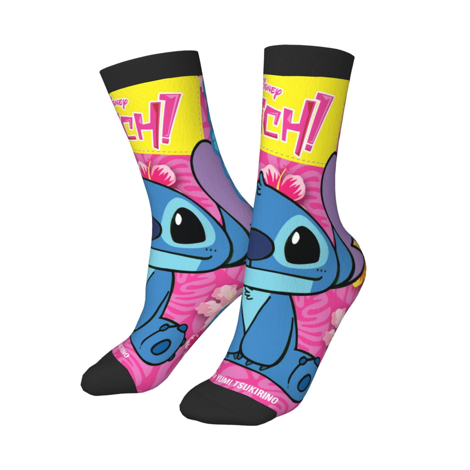 Stitch Kids Socks - Children's Contrasting Colors Socks Mid Tube Cozy ...