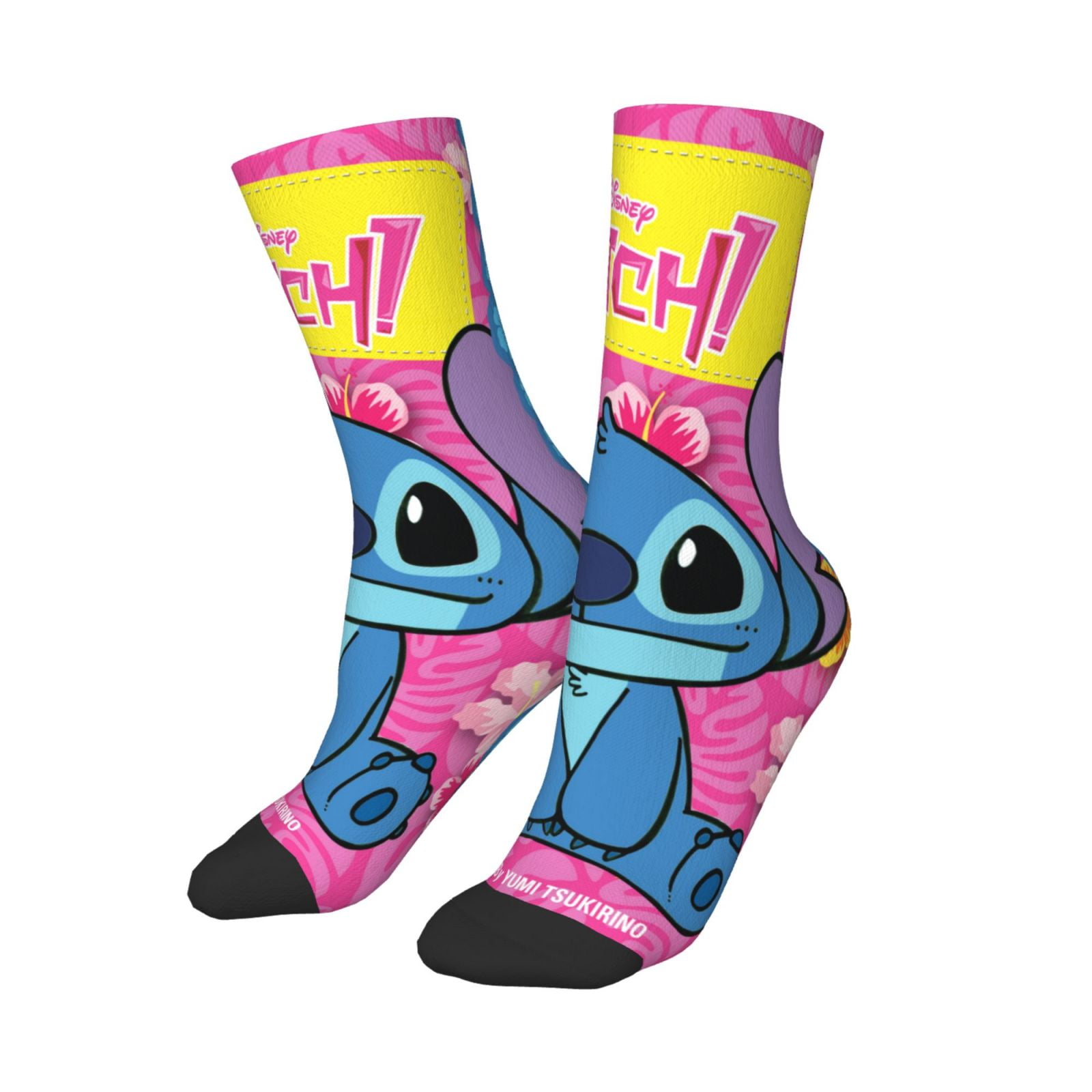 Stitch Kids Socks - Children's Contrasting Colors Socks Mid Tube Cozy ...