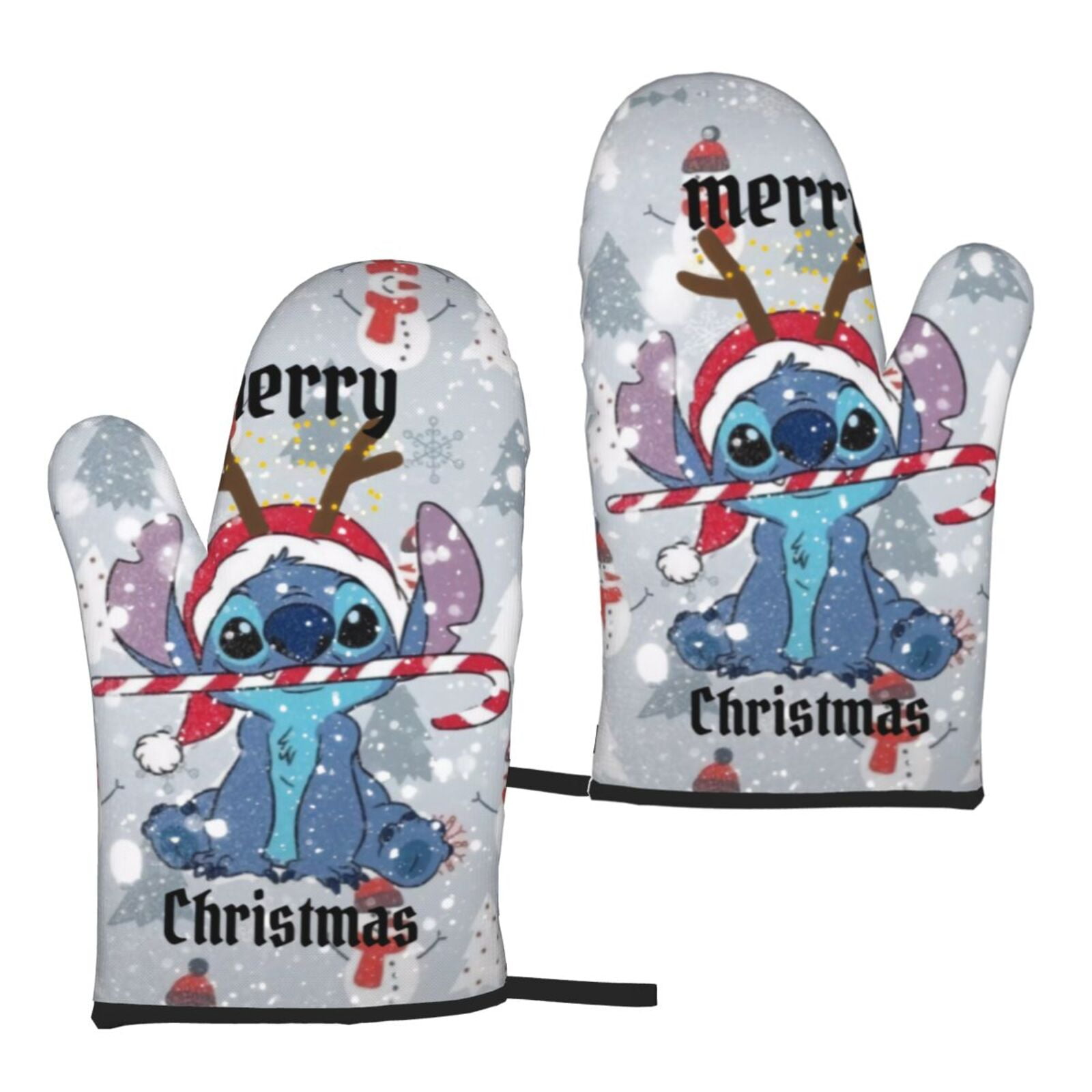 Stitch Kitchen Oven Mitt Pot Holder Thick Heat-Resistant Glove ...