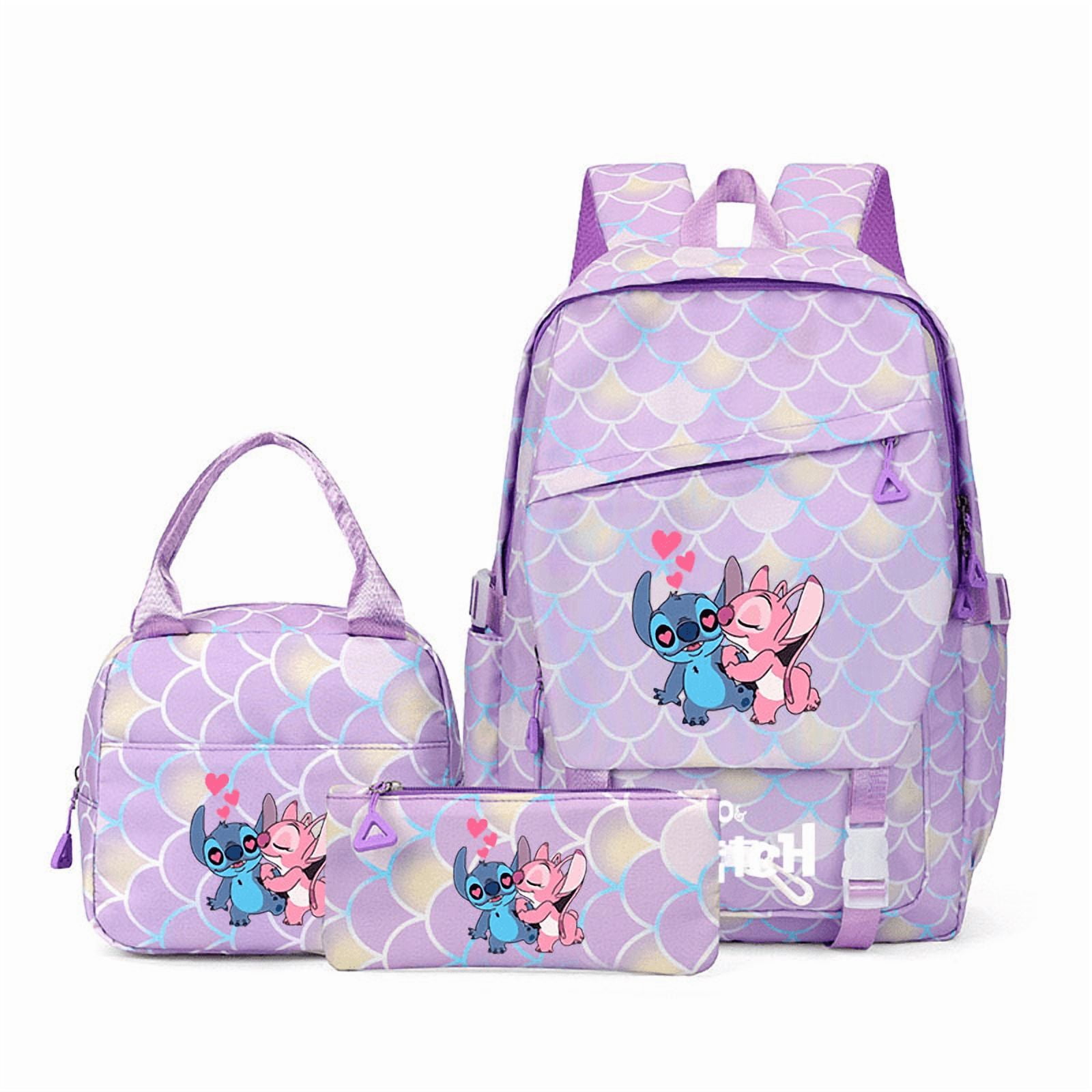 Stitch Large Capacity Cute Anime Daypack Backpack with 3D Print ...