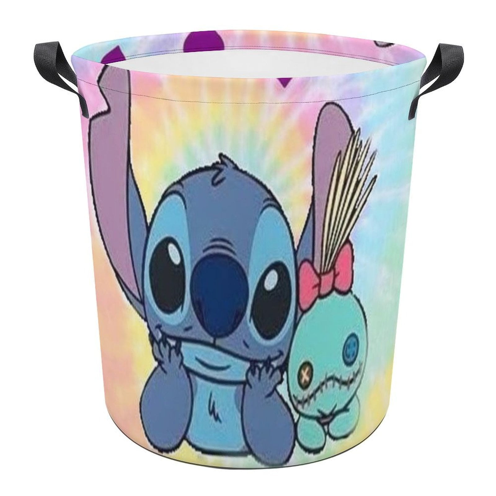 Stitch Laundry Basket Canvas Fabric Collapsible Organizer Basket for ...