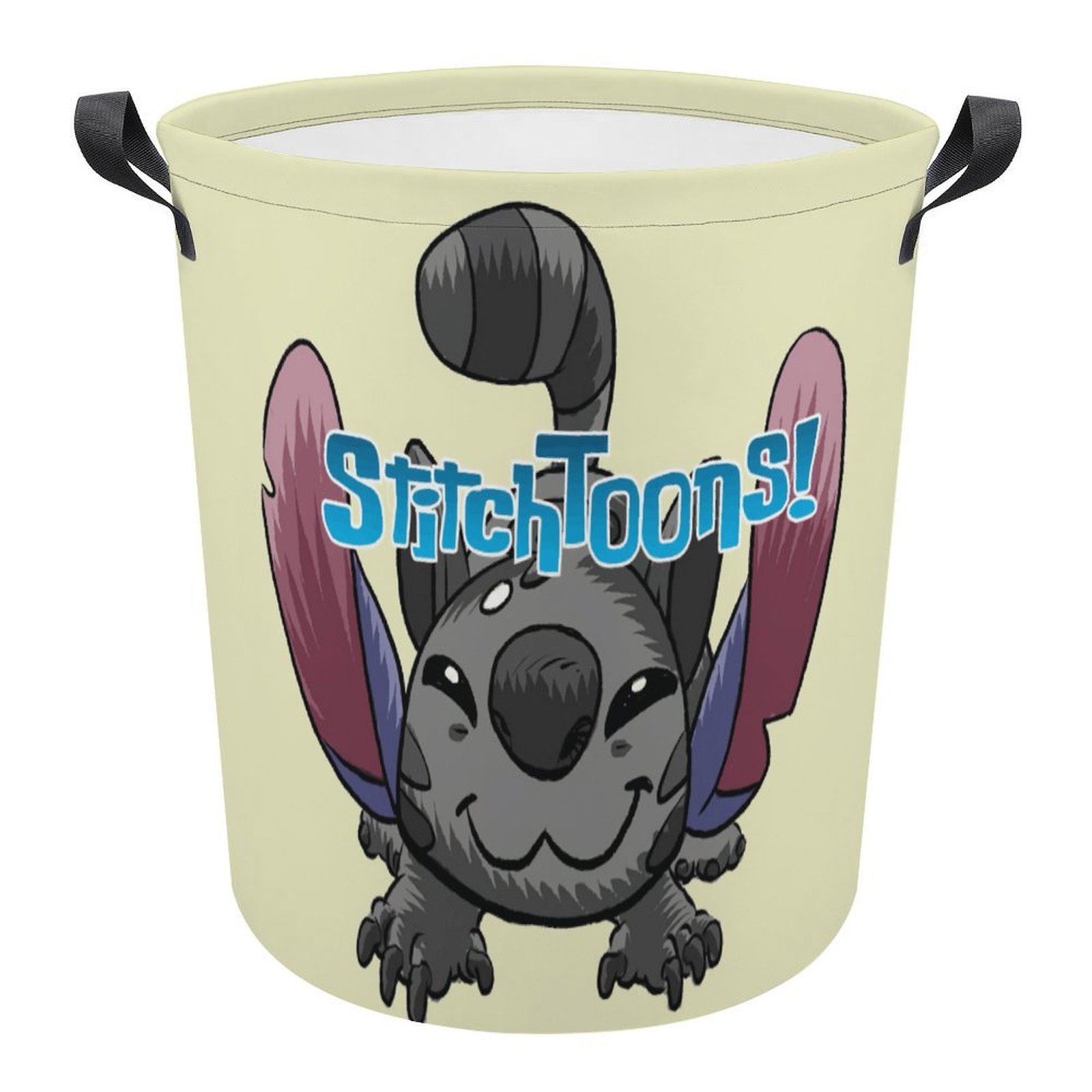 Stitch Laundry basket with handles Laundry basket Foldable dirty ...