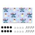 Stitch License Plate Frame Set - 4-hole License Plate Frame + License ...