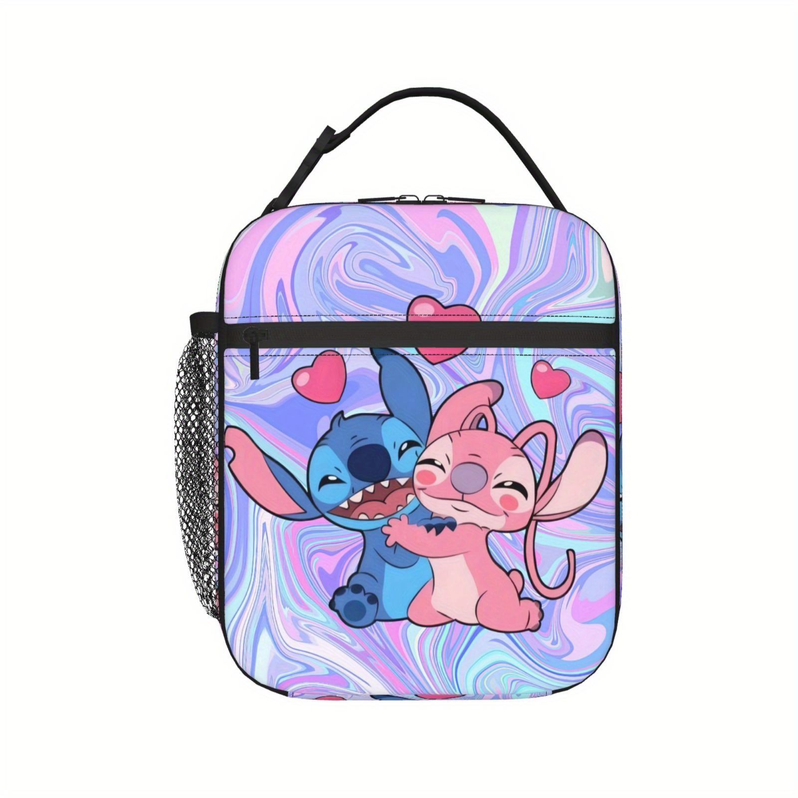 Stitch & Lilo Lunch Bag - Reusable Insulated Cooler Tote with Vibrant ...