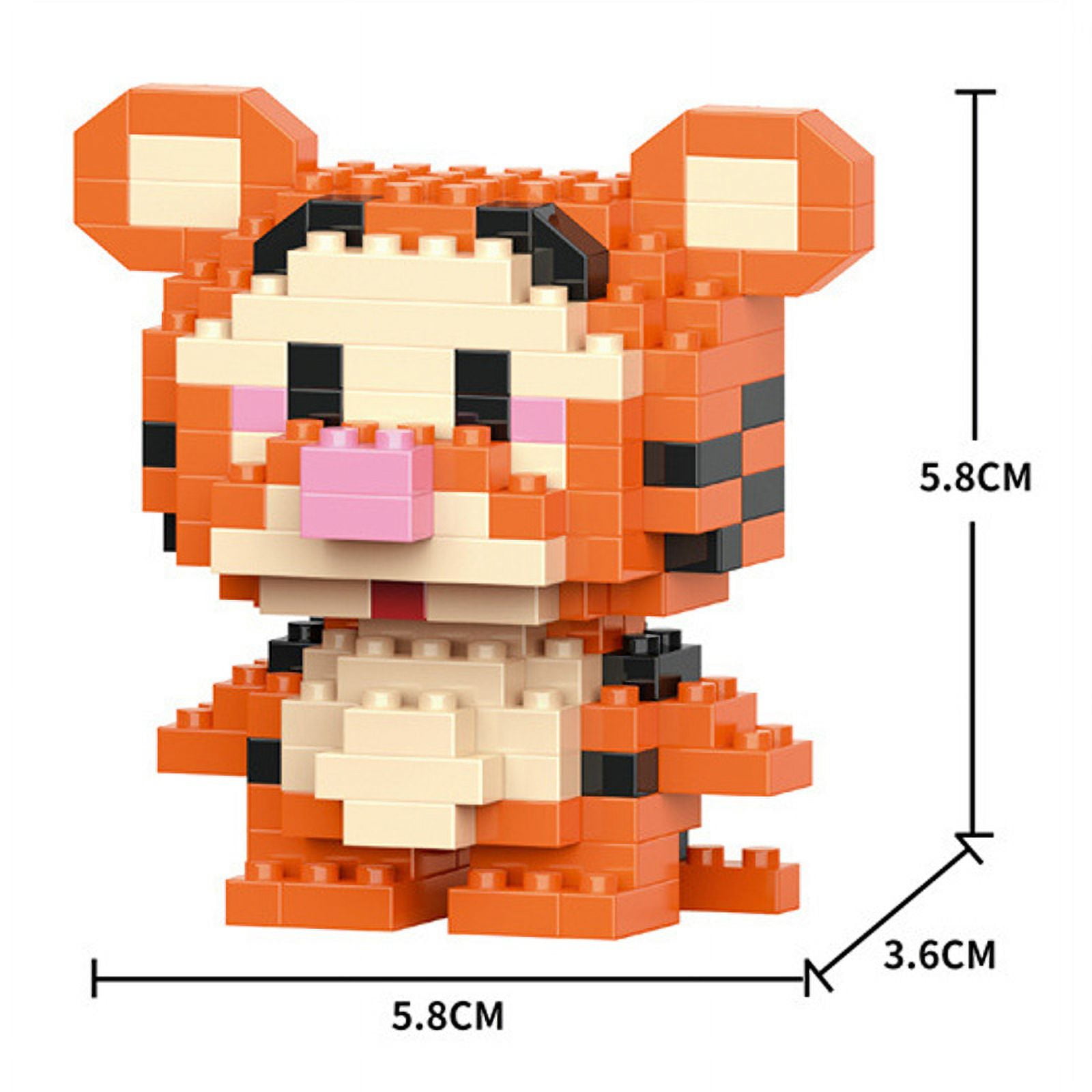 Stitch LinaBell StellaLou Building Blocks Cartoon Character Assembled ...