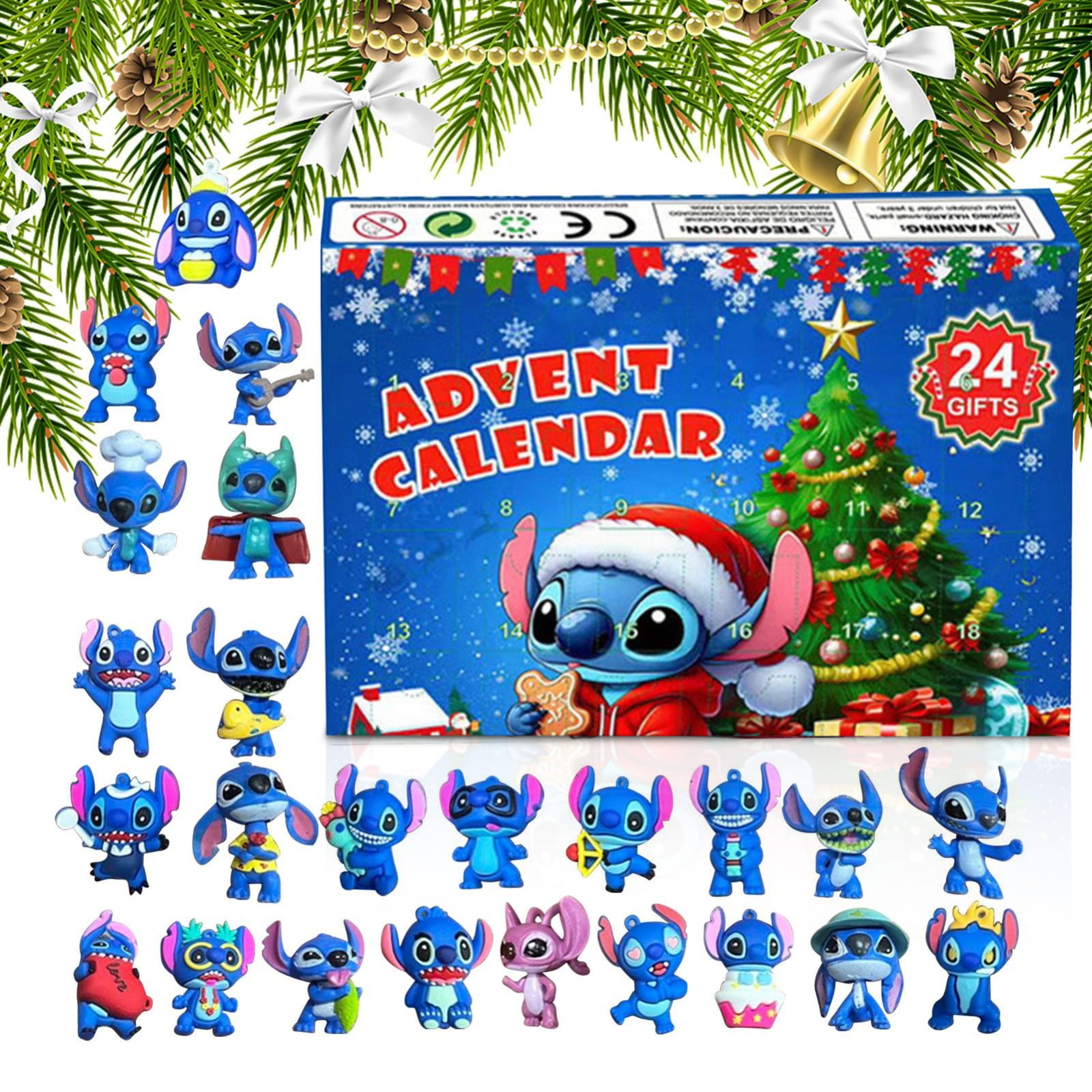 Stitch Little Moster Christmas Advent Calendar 2025,Christmas Countdown ...