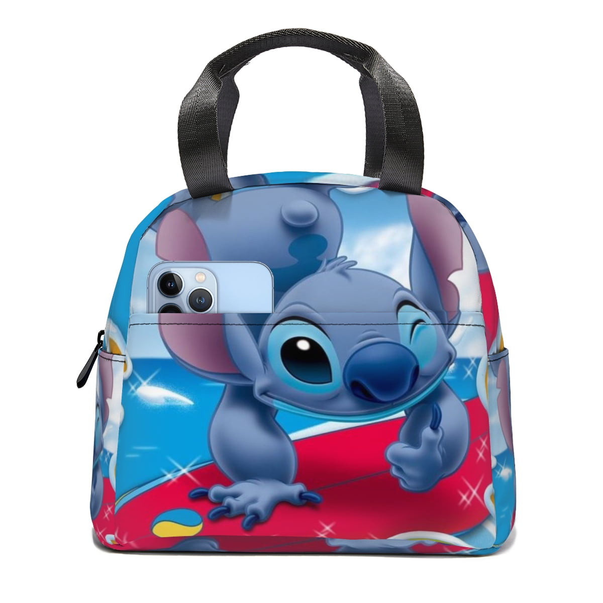Stitch Lunch Bag Portable Cute Stitch Lunch Box Insulated Handbag ...