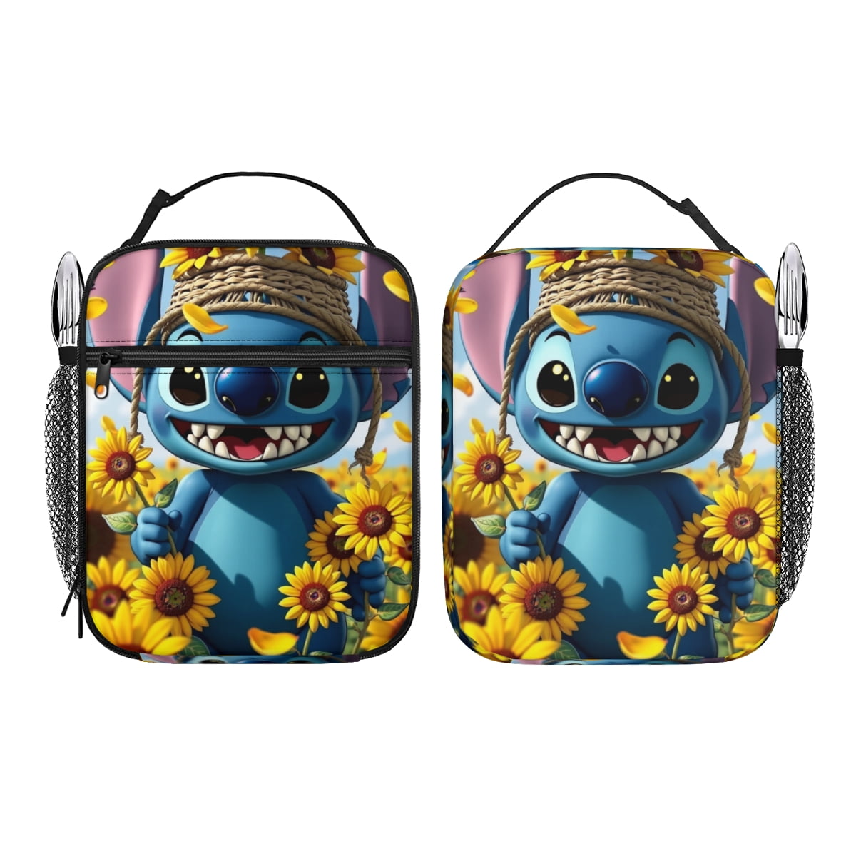 Stitch Lunch Bag Portable Stitch Lunch Box Insulated Handbag Suitable ...