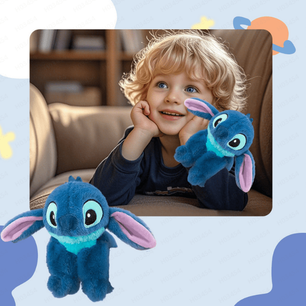 Stitch MINI Soft Toy 8", Stitch Cuddly Character with Fuzzy Texture and ...
