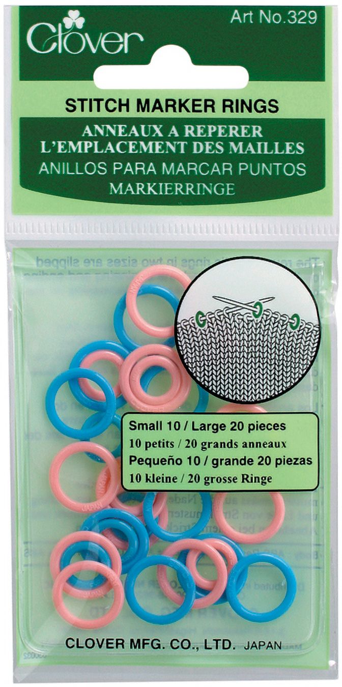 Stitch Marker Rings Small/Large 30 Per Pkg - Walmart.com