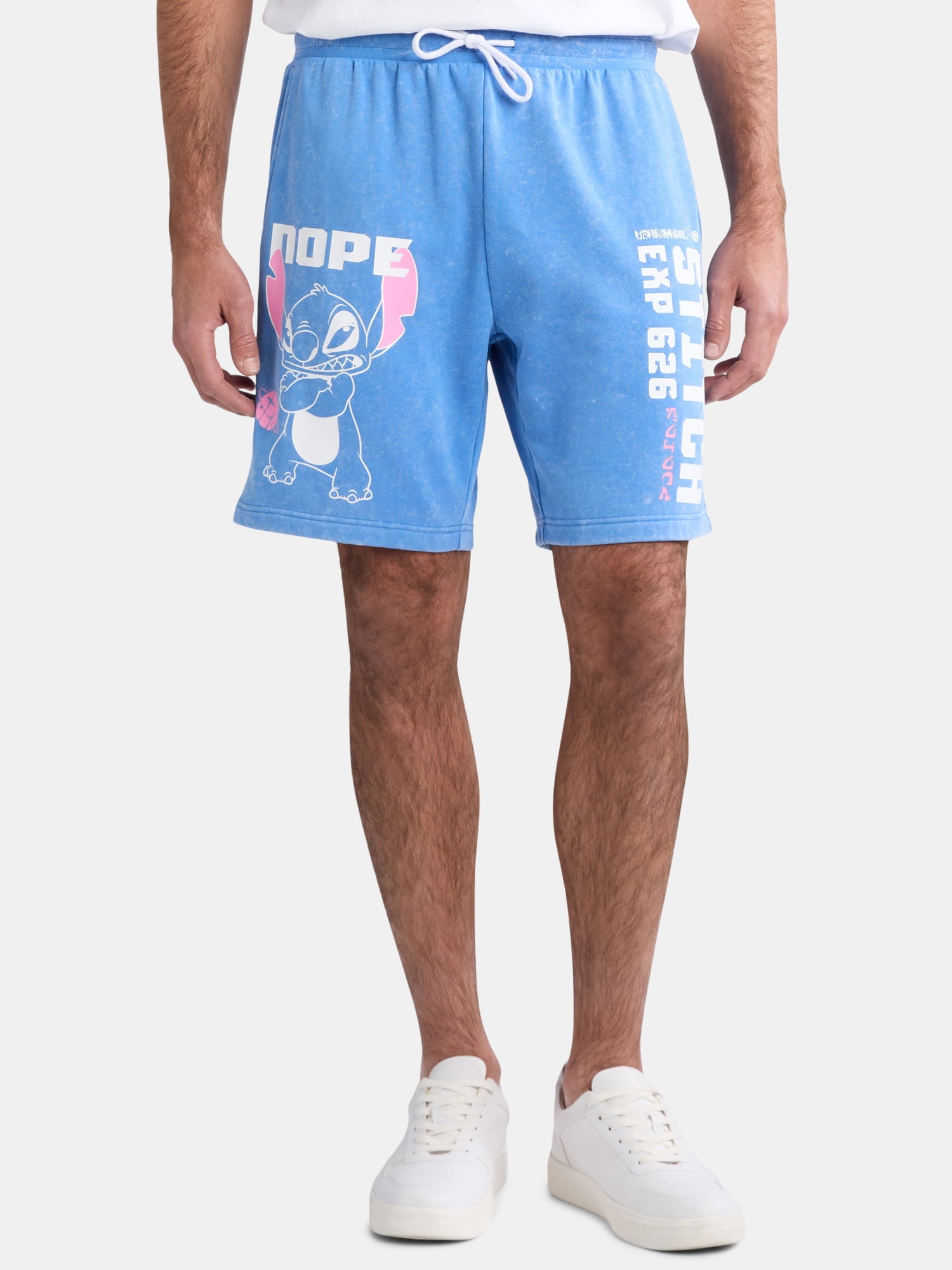 Stitch Men's and Big Men's 626 Graphic Jogger Shorts, Sizes S-3XL ...