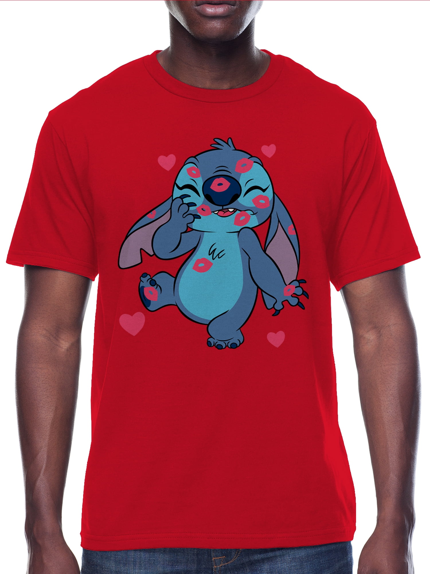 Stitch, Mens Graphic Valentines Tee, Sizes XS-3XL - Walmart.com