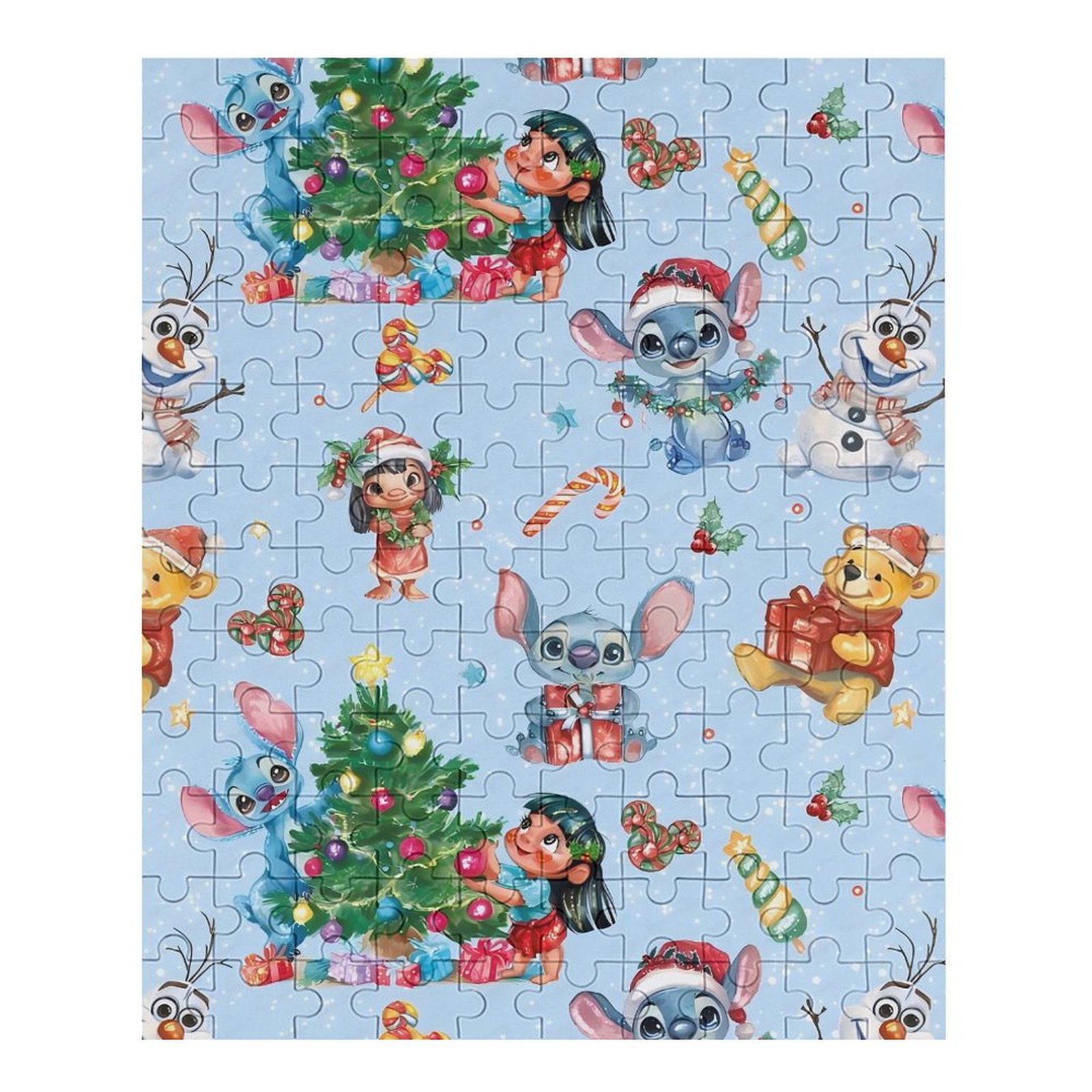 Stitch Merch Stitch Puzzles for Kids 70 PCS Puzzle Toys Christmas Gift ...