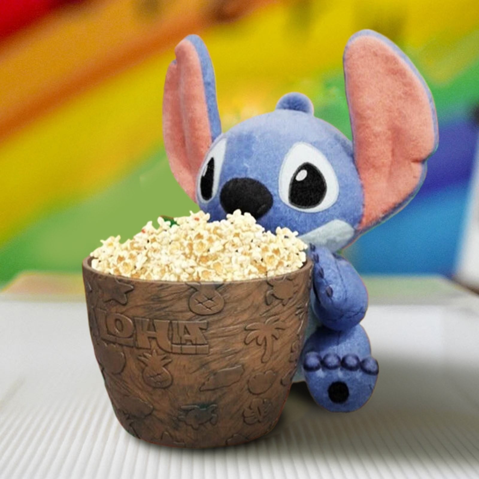 Stitch Movie 2025 Popcorn Bucket for Movie Night Stitch Pineapple 3D ...