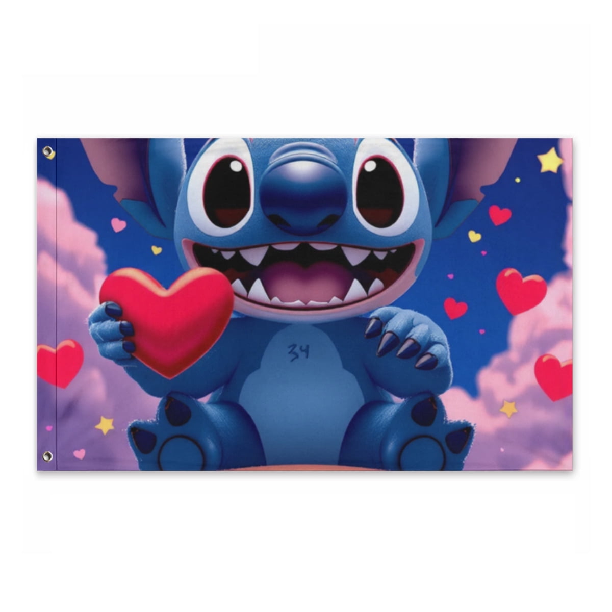 Stitch Multi-size Horizontal Polyester Flag Indoor/Outdoor Decor ...