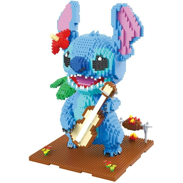 Stitch Nano Blocks Set, Dinosaur Spider Building Blocks, 3D Puzzle DIY ...