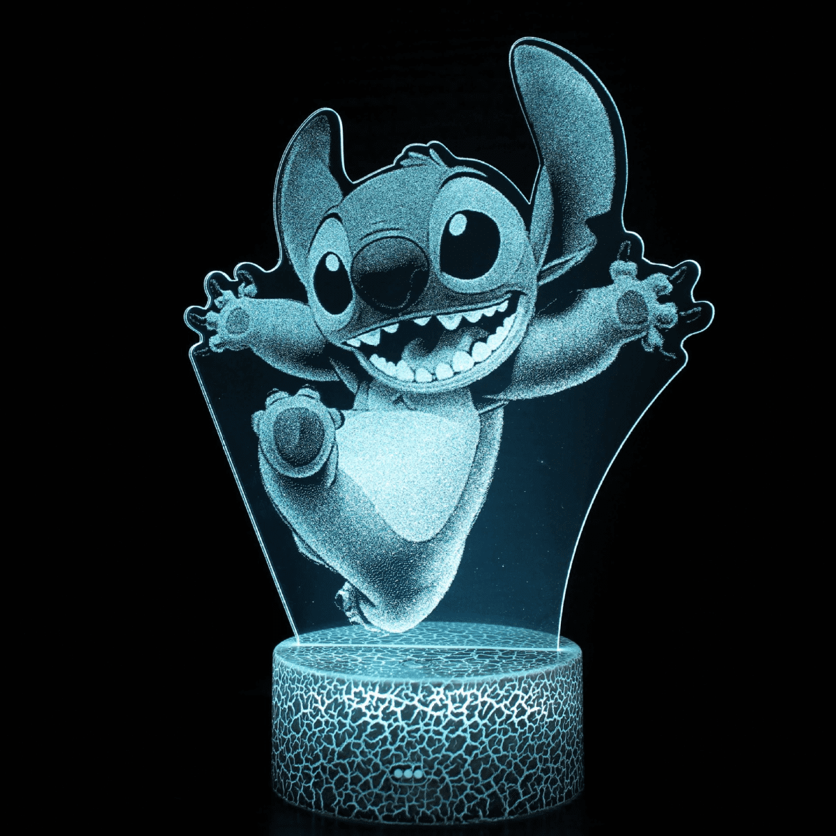 Stitch Night Light, Stitch Gifts, 3D Illuminated Stitch Pattern Night ...