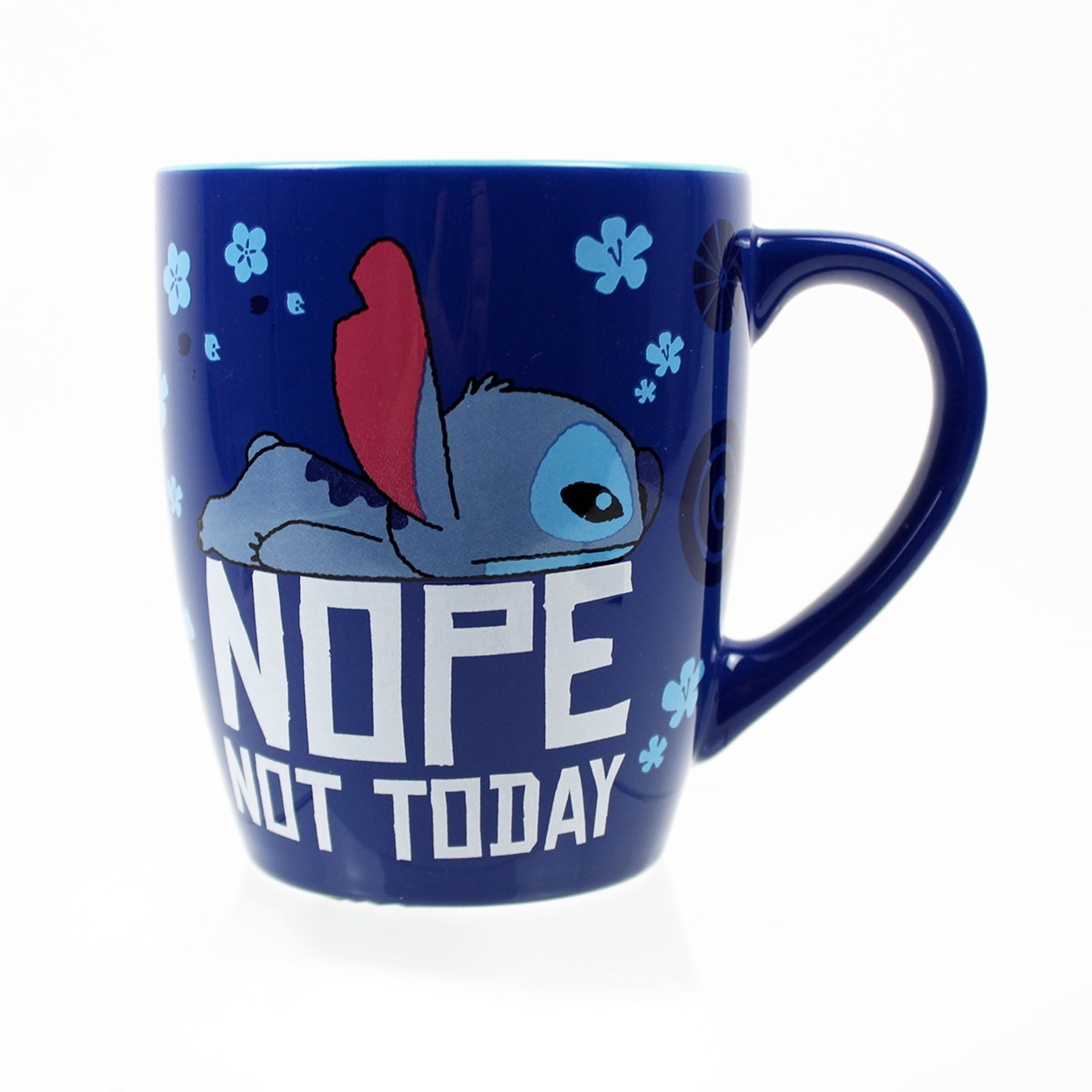 Stitch "Nope Not Today" 25oz Ceramic Mug - Walmart.com