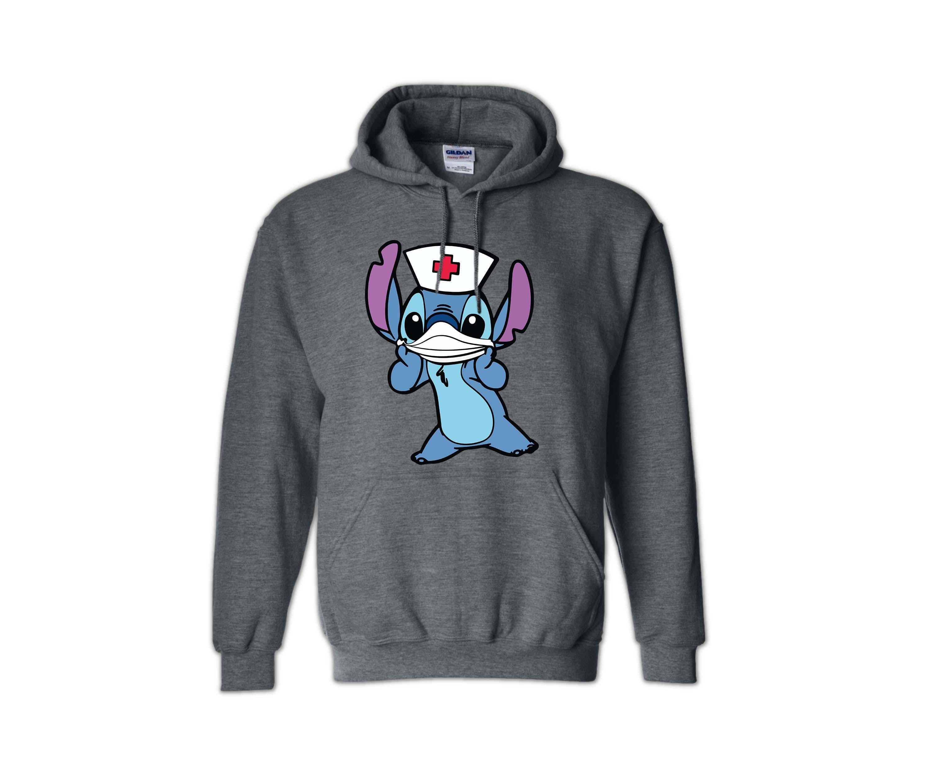 Stitch Nurse Hoodie, Disney Nurse Hoodie, Nurse Appreciation Hoodie ...