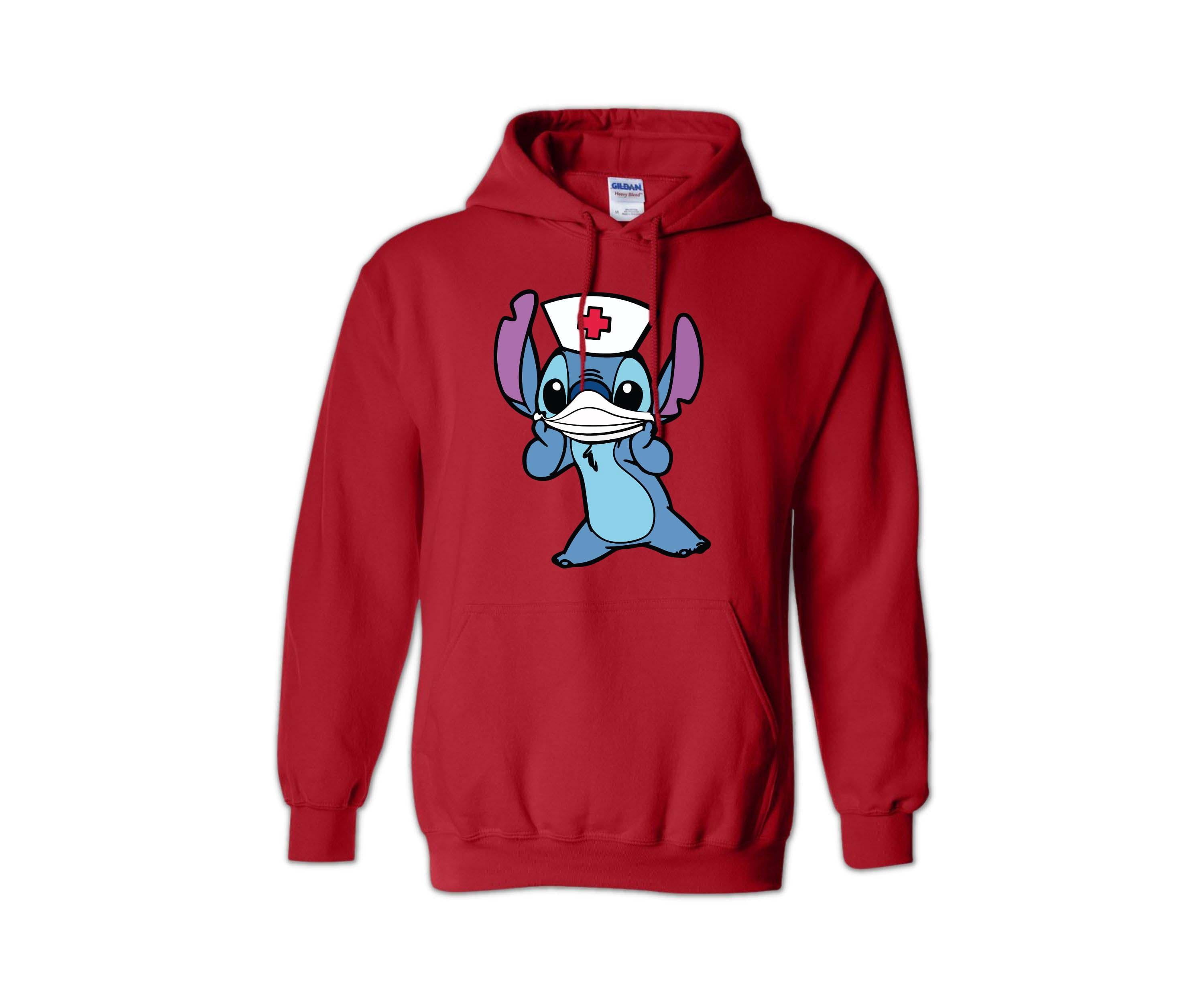 Stitch Nurse Hoodie, Disney Nurse Hoodie, Nurse Appreciation Hoodie ...