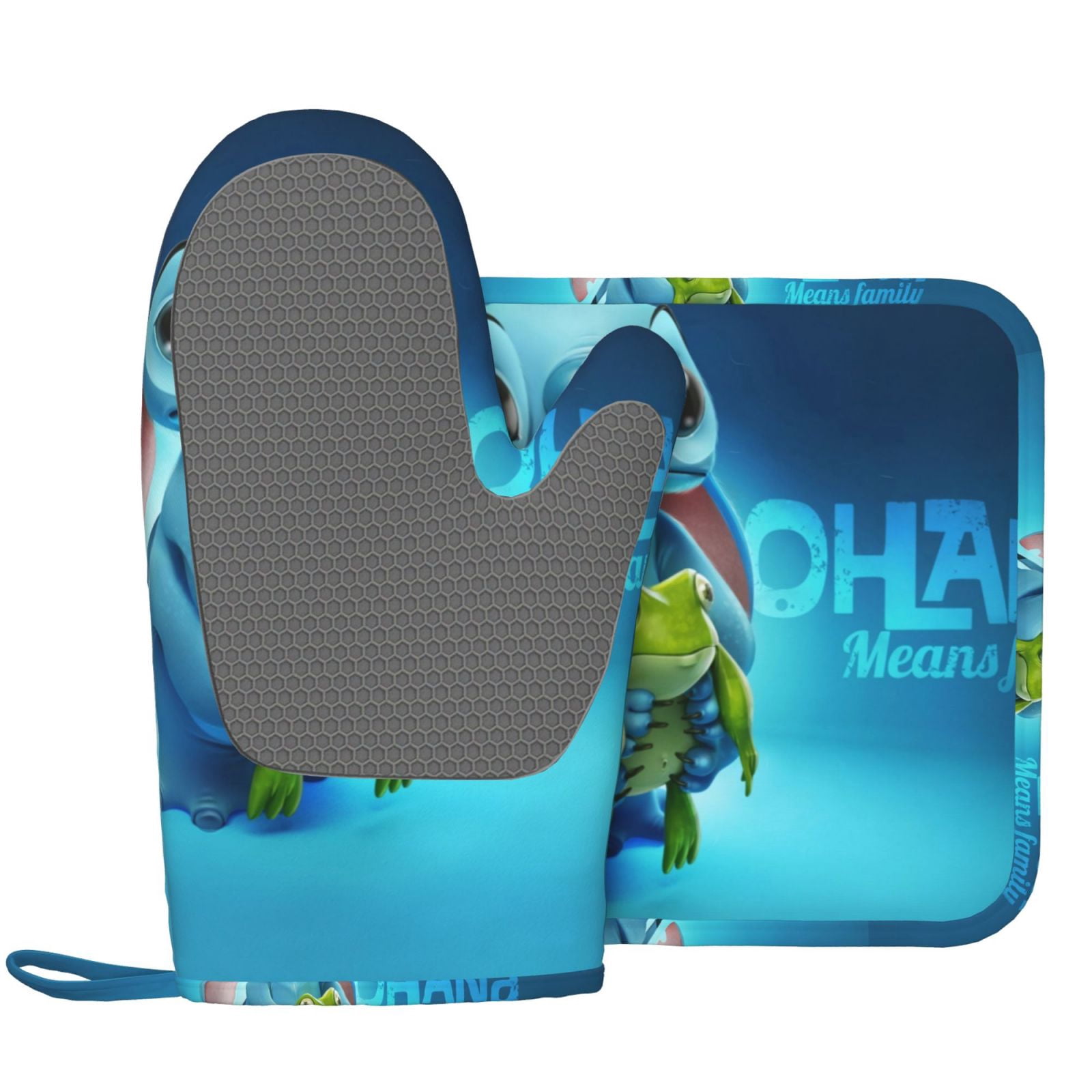 Stitch Oven Mitts And Pot Holders Sets Of 2, Kitchen Microwave Gloves ...