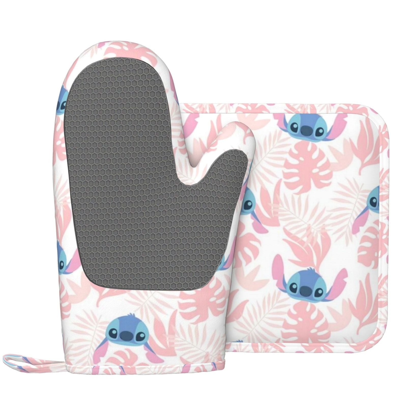 Stitch Oven Mitts And Pot Holders Sets Of 2, Kitchen Microwave Gloves ...